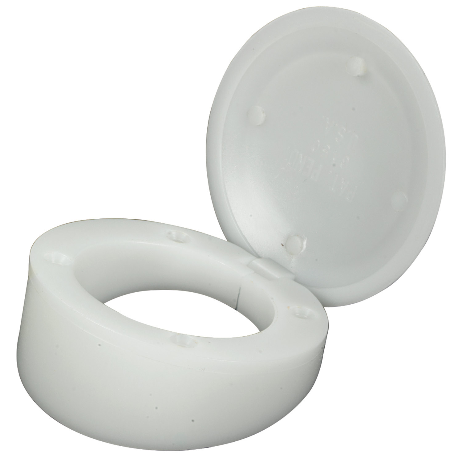 MARINE EAST Plastic Scupper White