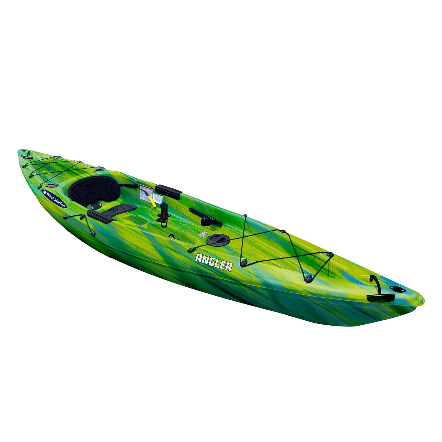 WEST MARINE Angler 10' Sit On Top Kayak, Citrus Swirl | West Marine