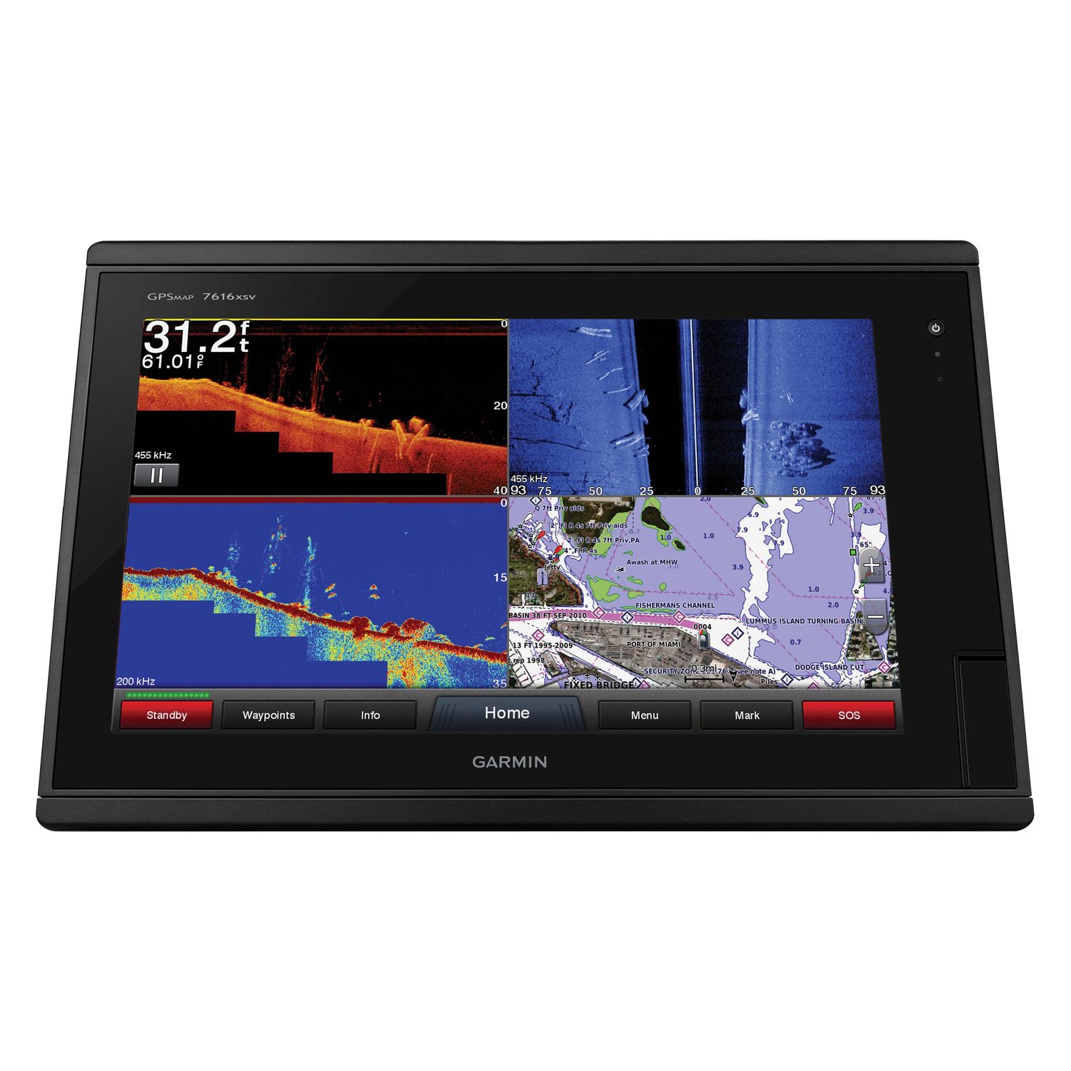 Garmin GPSMAP 7616xsv 16″ Chartplotter/Sounder Combo