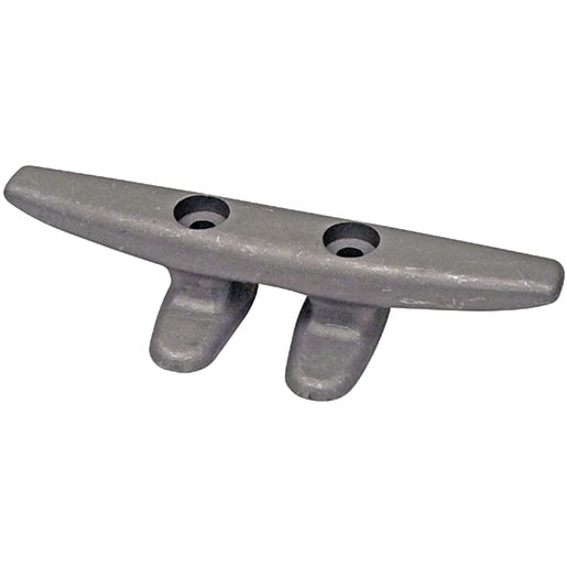 DOCK EDGE 12 1/2" Open Base Aluminum Cleat