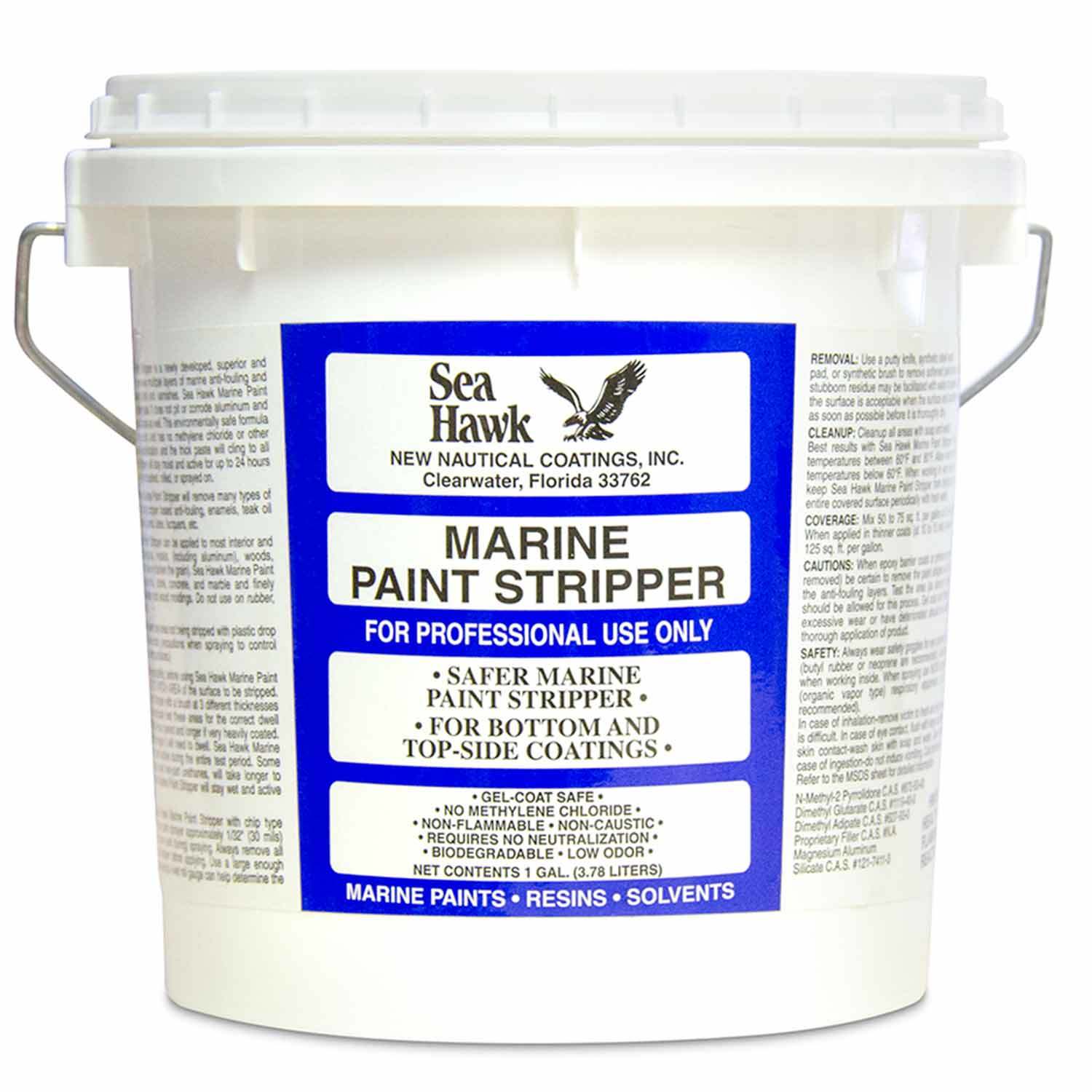 SEA HAWK Environmentally Safe Marine Paint Stripper, Gallon