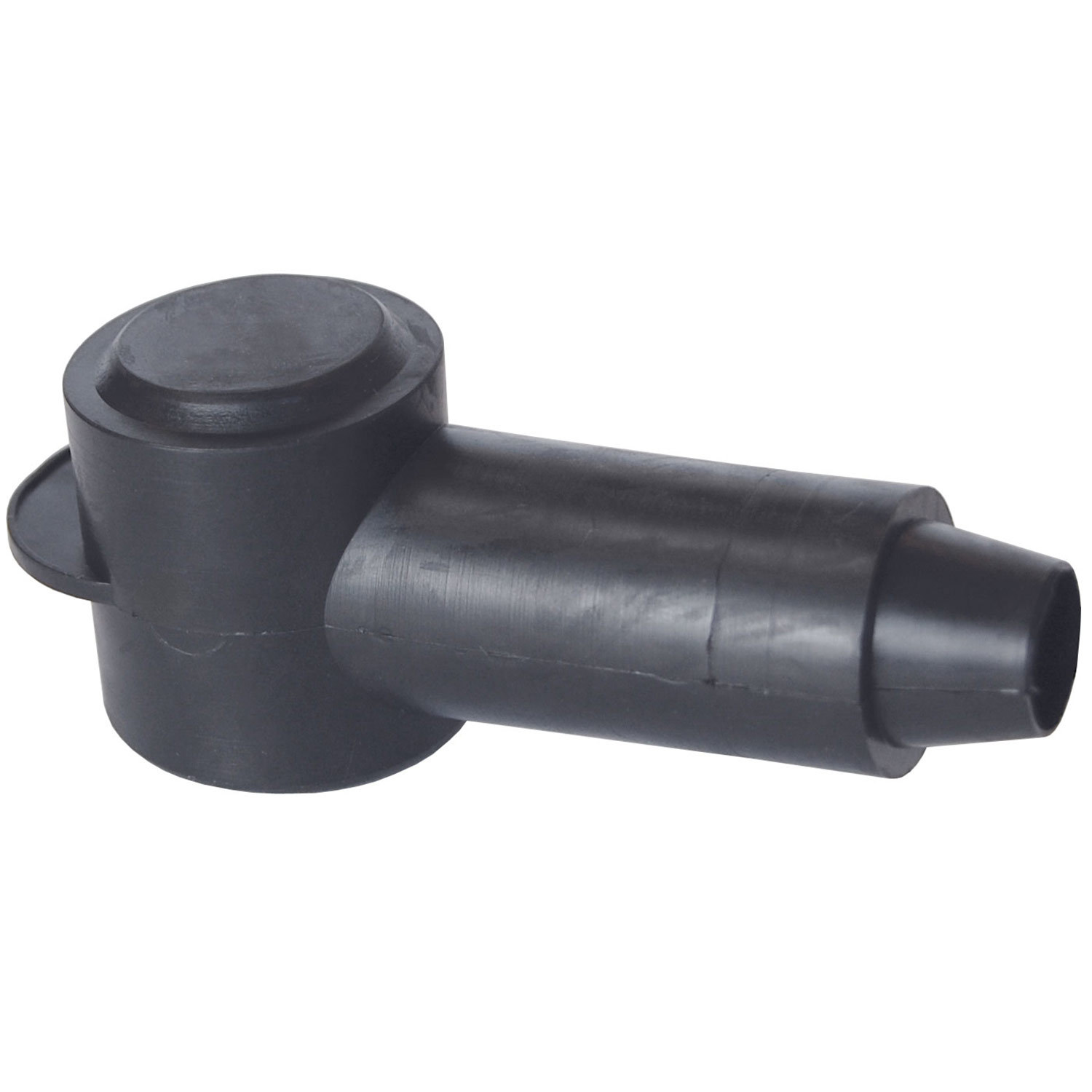 BLUE SEA SYSTEMS CableCap Stud Insulator Fits 8-4 Cable,2-Pack, Black