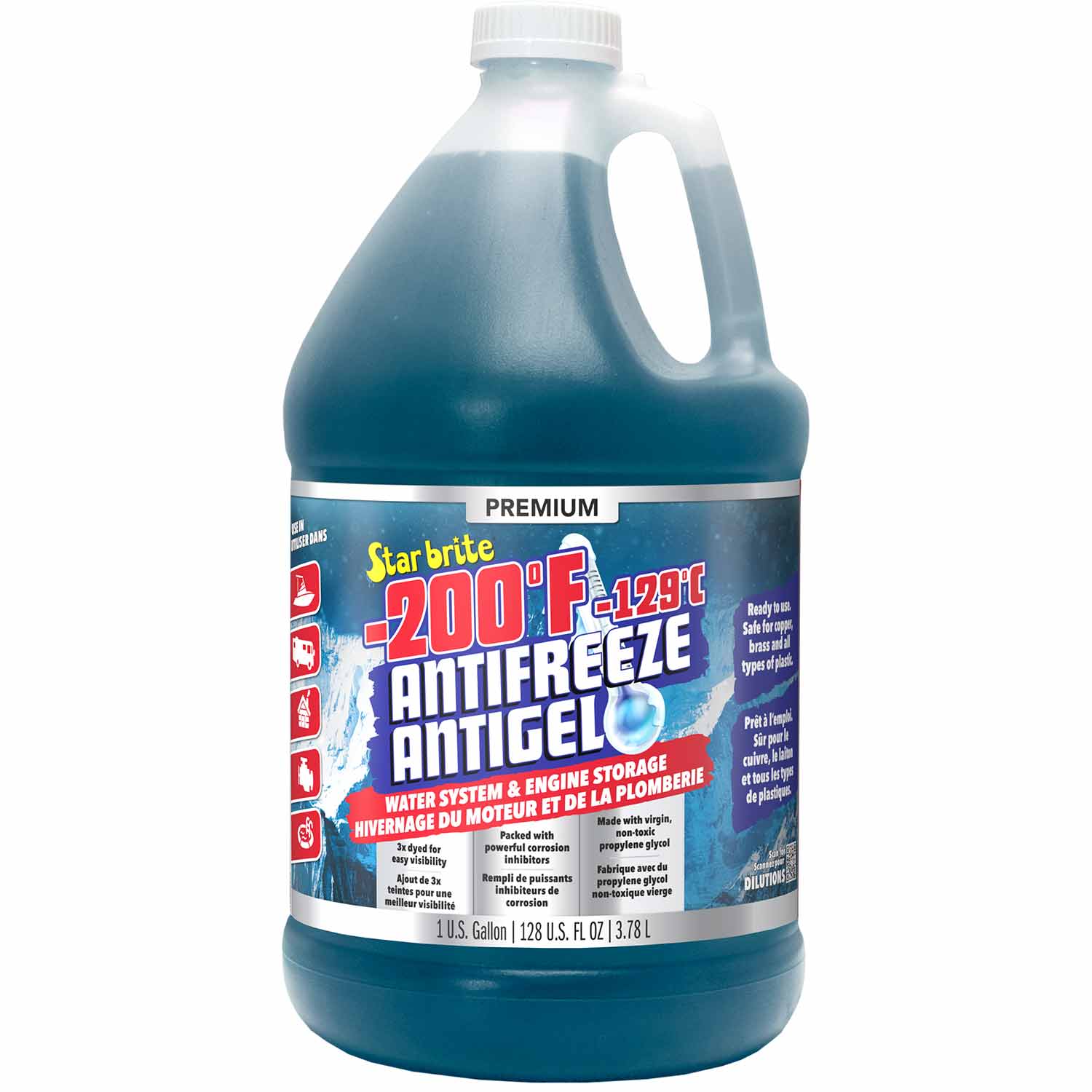 STAR BRITE -200°F Super Concentrated Antifreeze Antigel, Gallon
