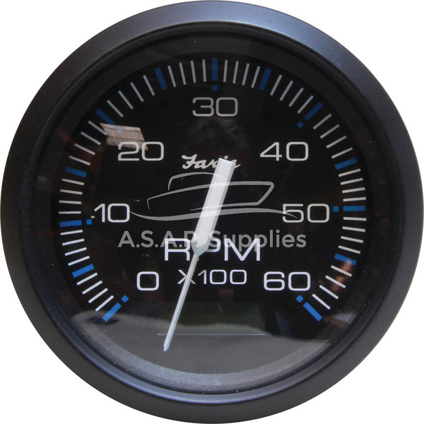 FARIA INSTRUMENTS Tachometer with Hourmeter