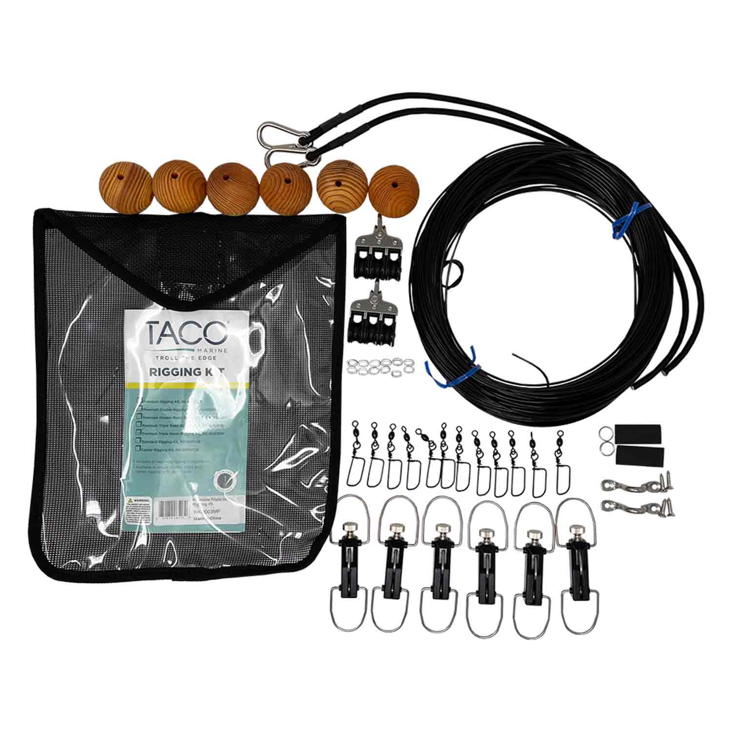 TACO MARINE Premium Mono Triple Rigging Kit