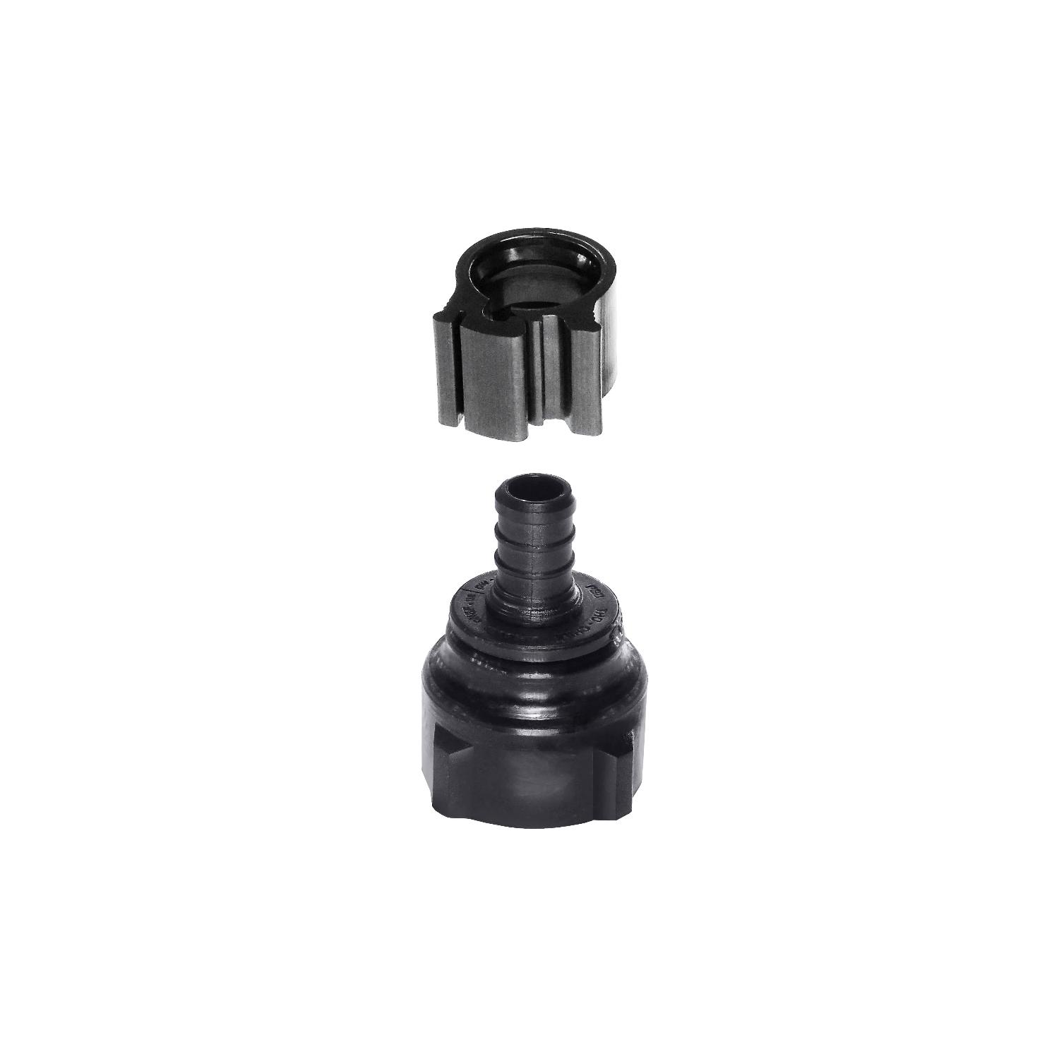 FLAIR-IT Pexlock Adaptor 1/2" Barb x 3/4" FPT Swivel Straight
