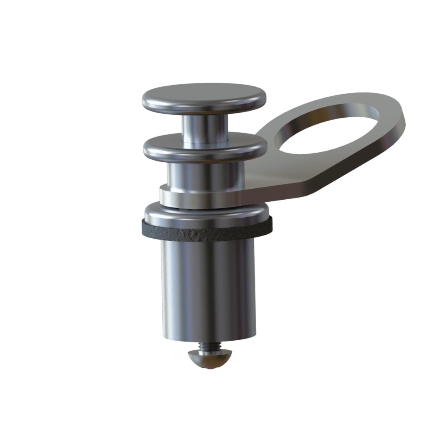 TACO MARINE AL QUICK RELEASE FENDER LOCK, PONTOON