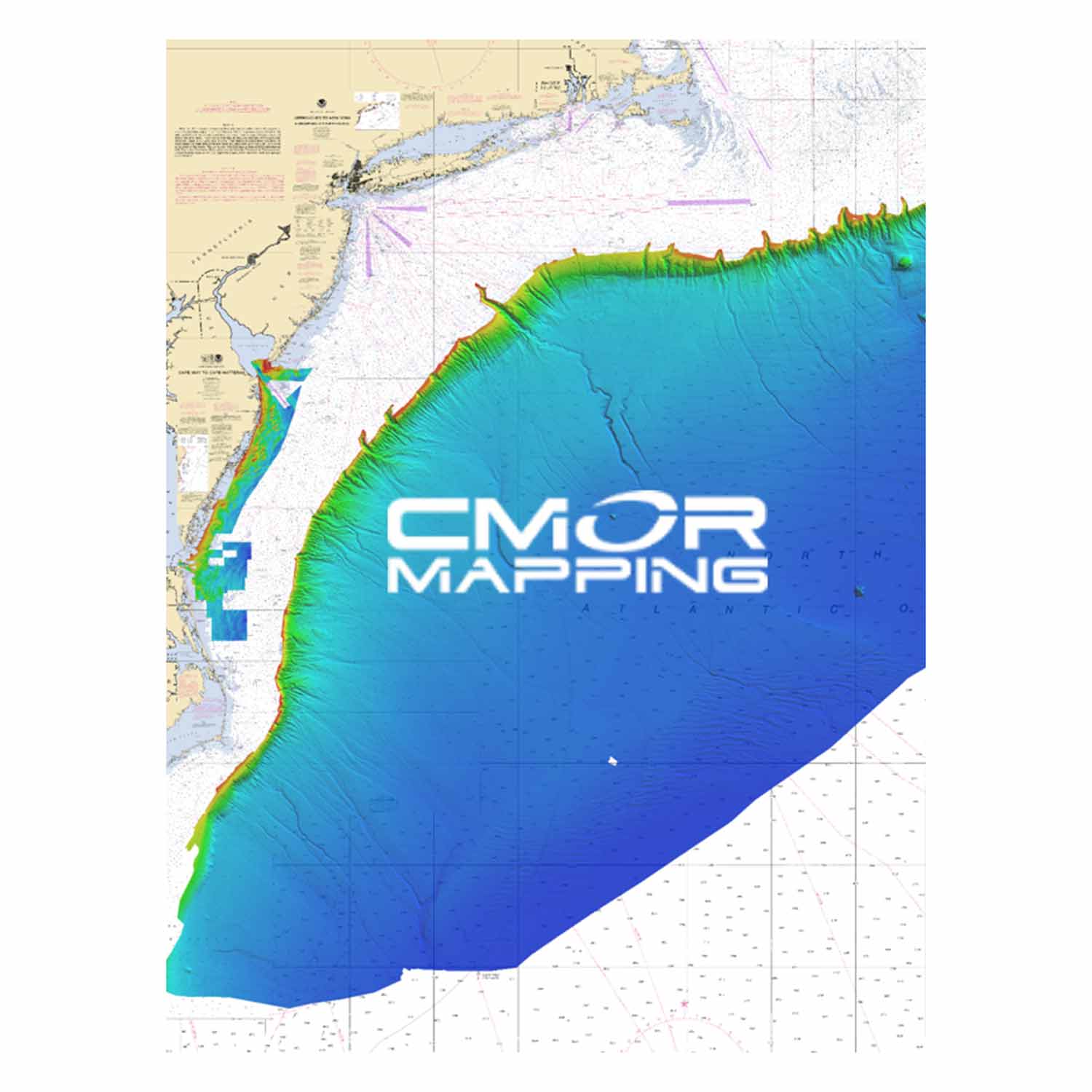 CMOR MAPPING MIDA001R - Mid Atlantic Electronic Chart, for Raymarine