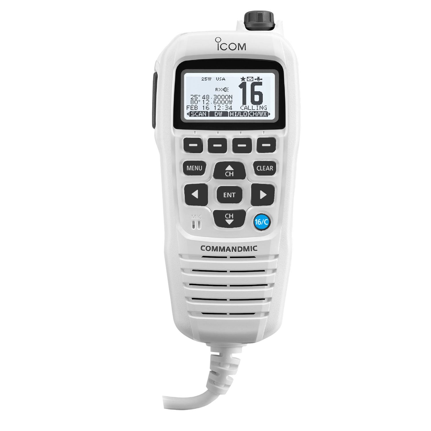 ICOM CommandMic™IV Microphone, White