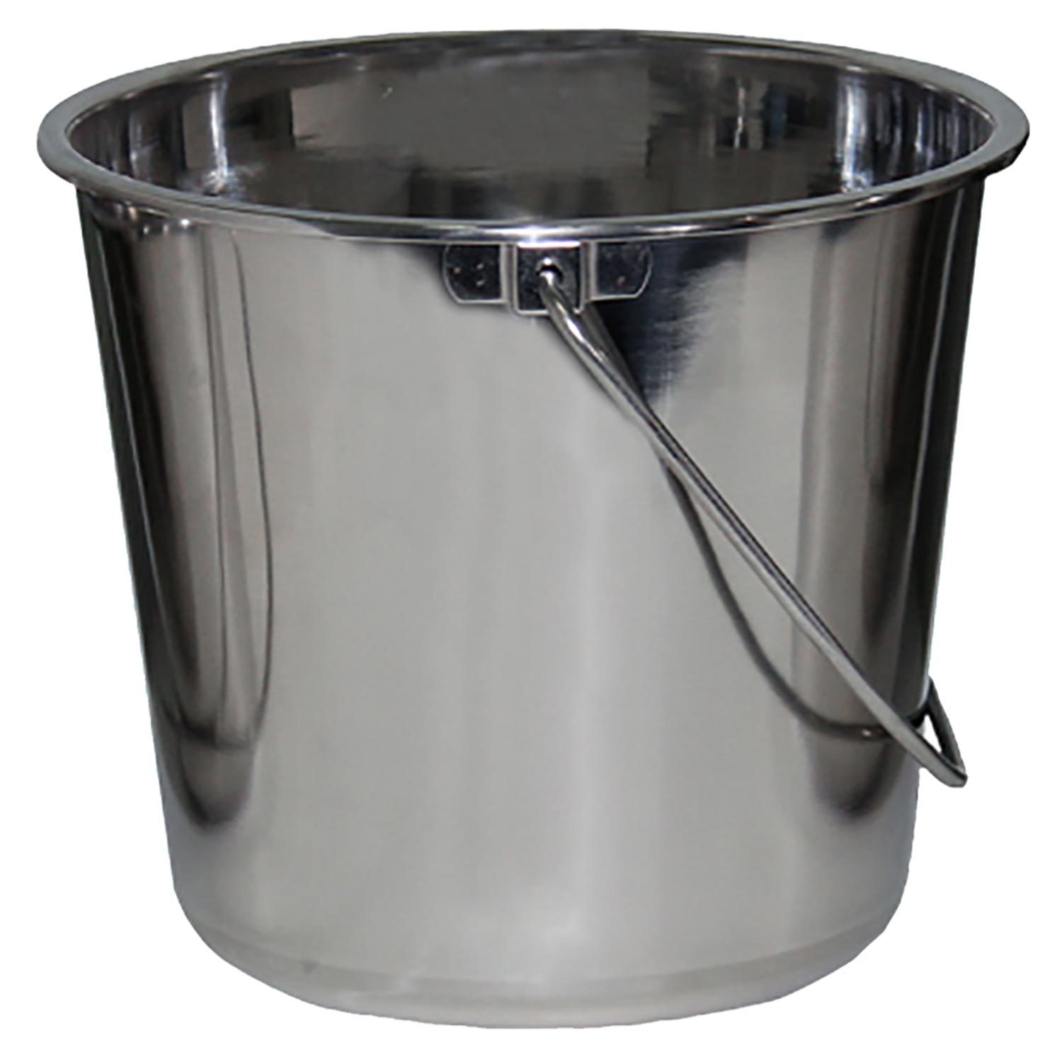GRIP ON TOOLS Jumbo Stainless Steel Bucket, 4 Gallon