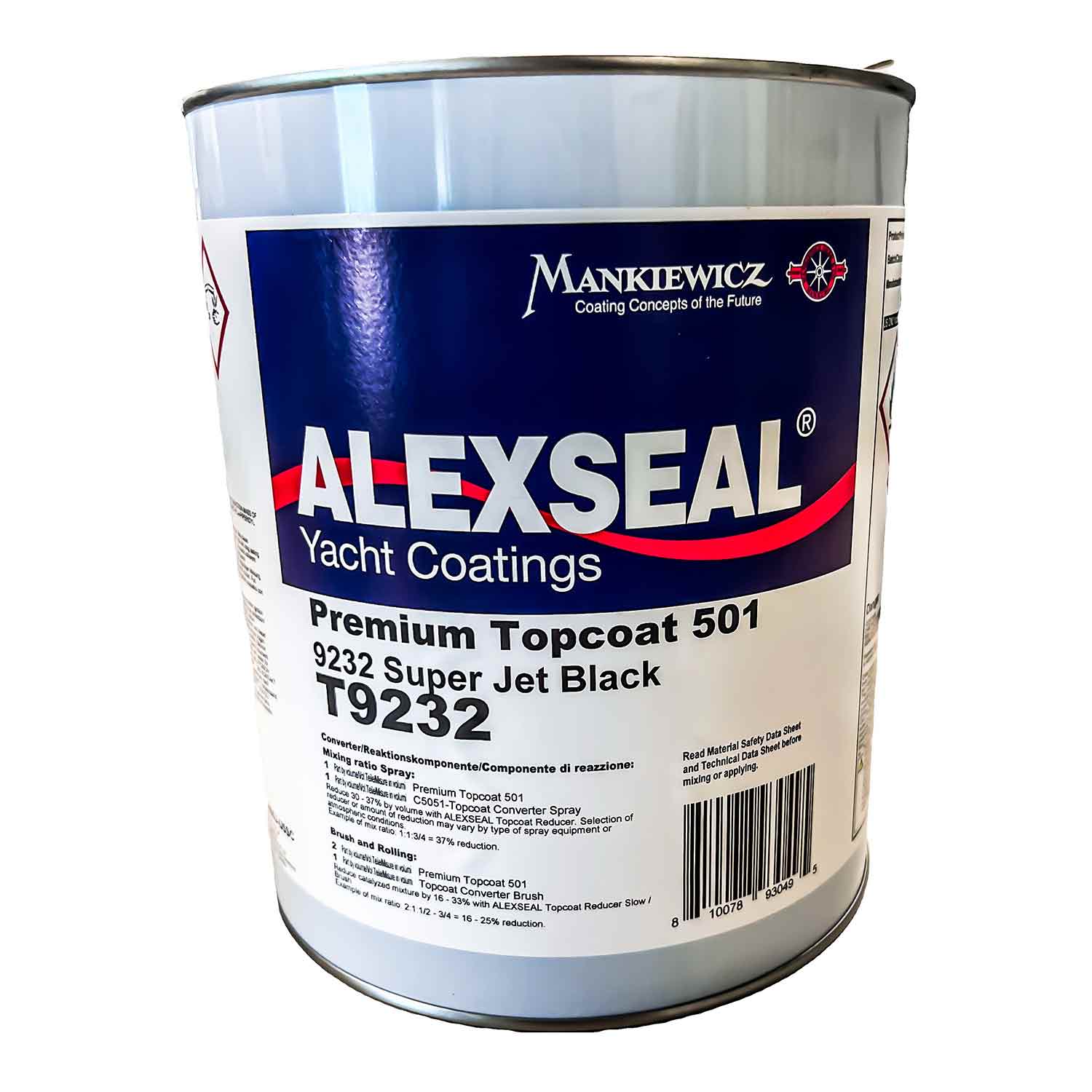 ALEXSEAL 501 Topcoat Super Jet Black