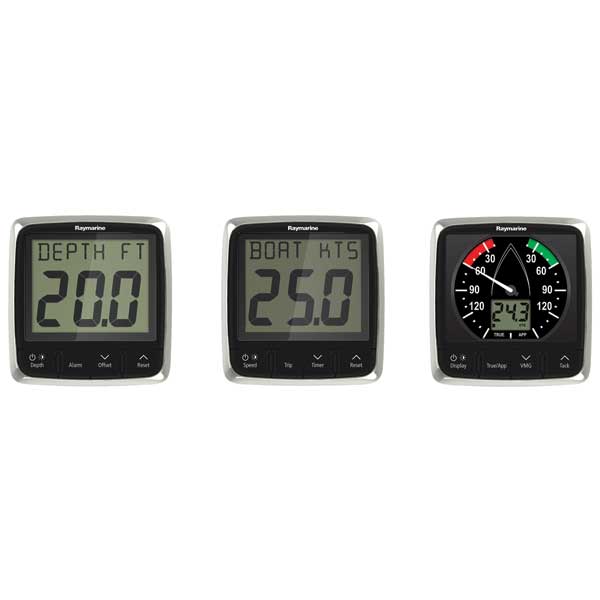 RAYMARINE i50 & i60 Speed/Depth/Wind Value Pack