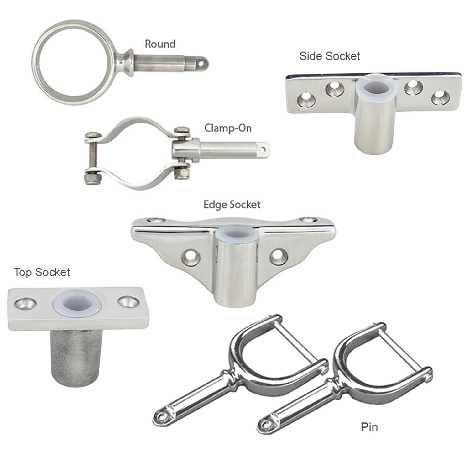 WEST MARINE Stainless-Steel Oarlocks & Sockets