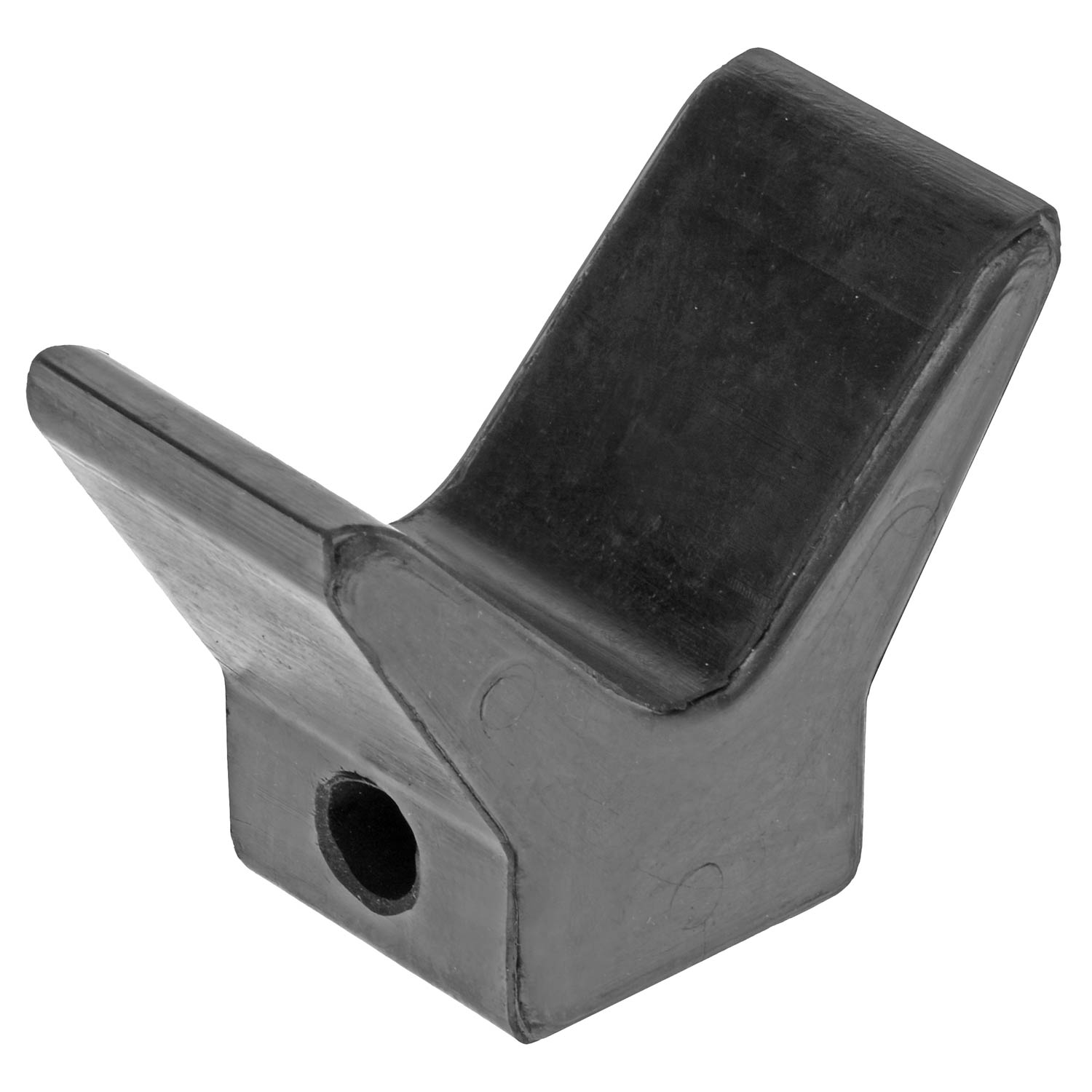 SEAFIT 2" Trailer Bow Stop, Black Rubber