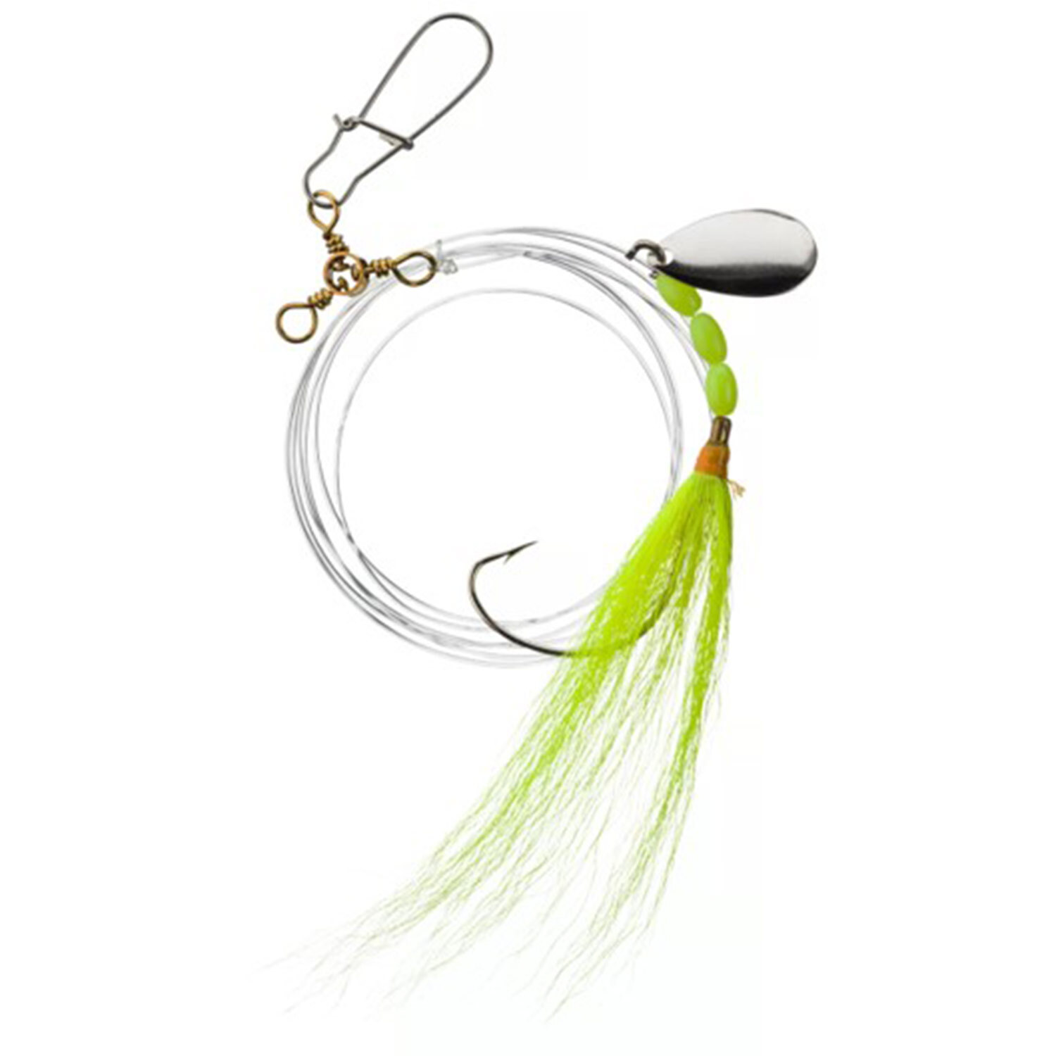 BLACKTIP Spinner Fluke 2/0 Saltwater Rig