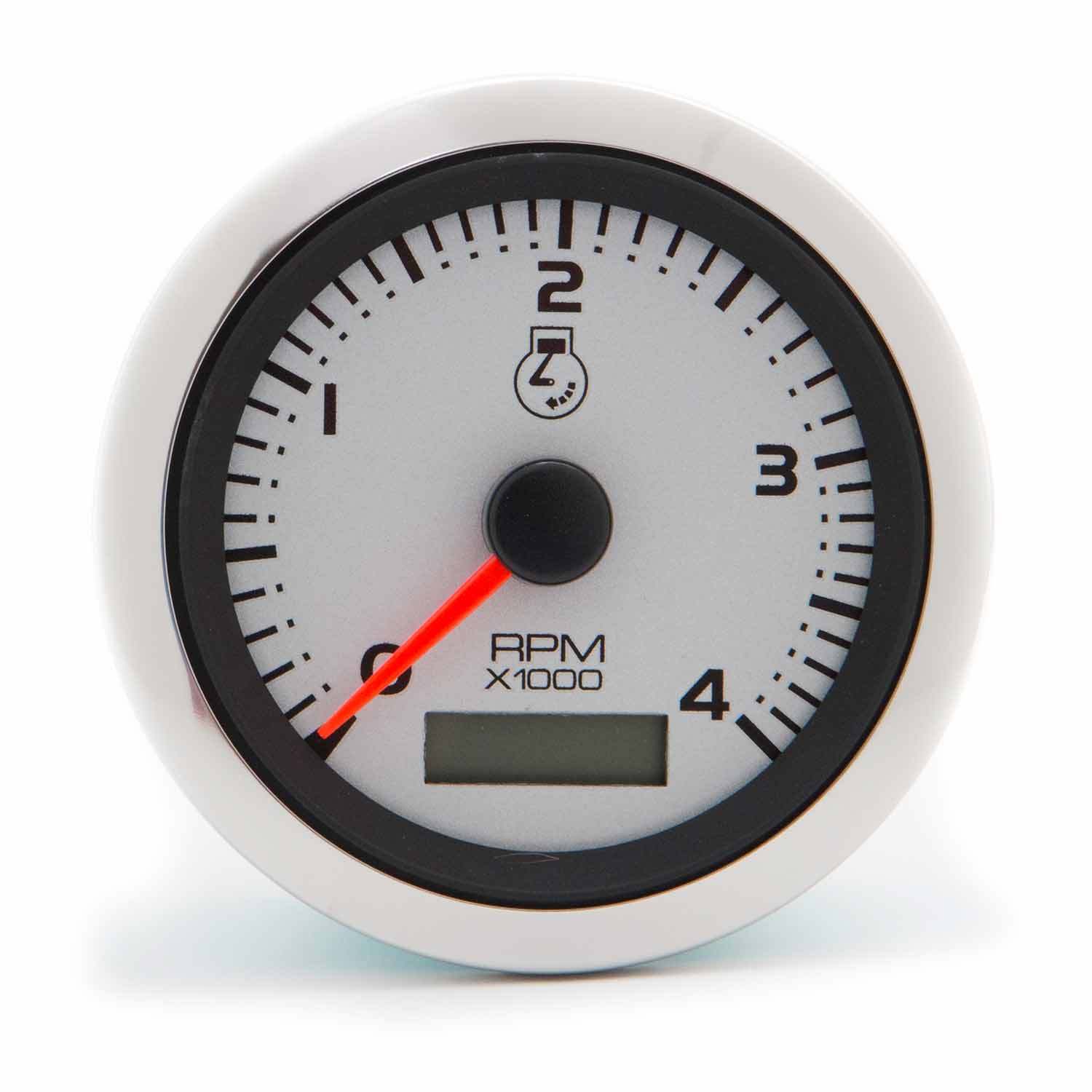 Argent Pro Series Tachometer, 4000 rpm, Diesel Alternator | West Marine