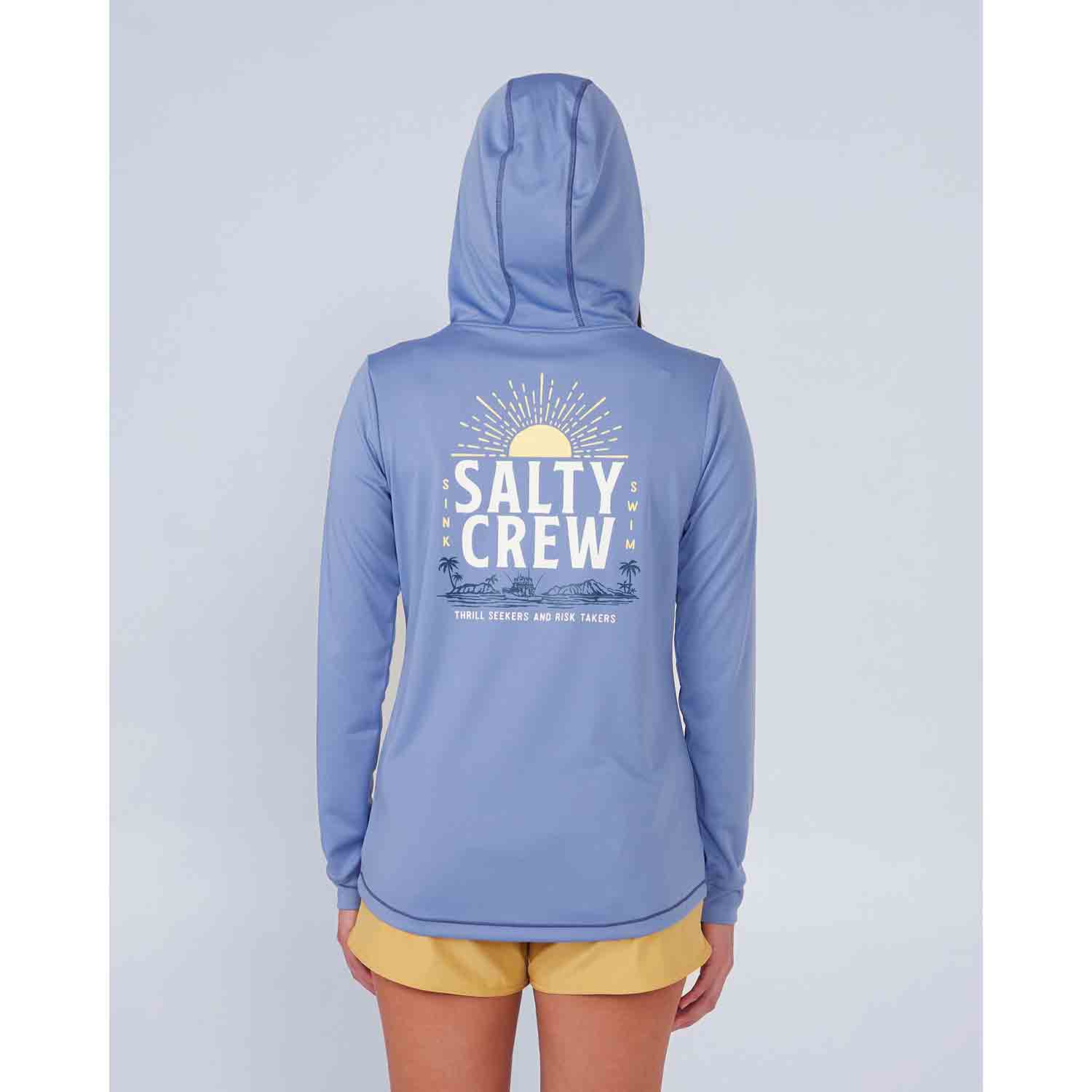 SALTY CREW Women's Cruisin Hooded Sun Shirt