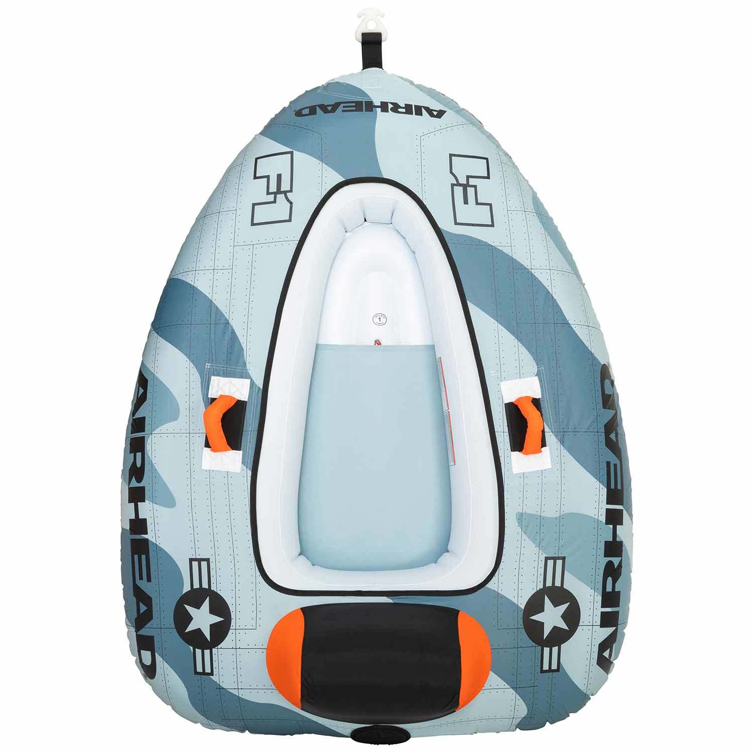 AIRHEAD F-1 Fighter Jet 1-Person Towable Tube Kit