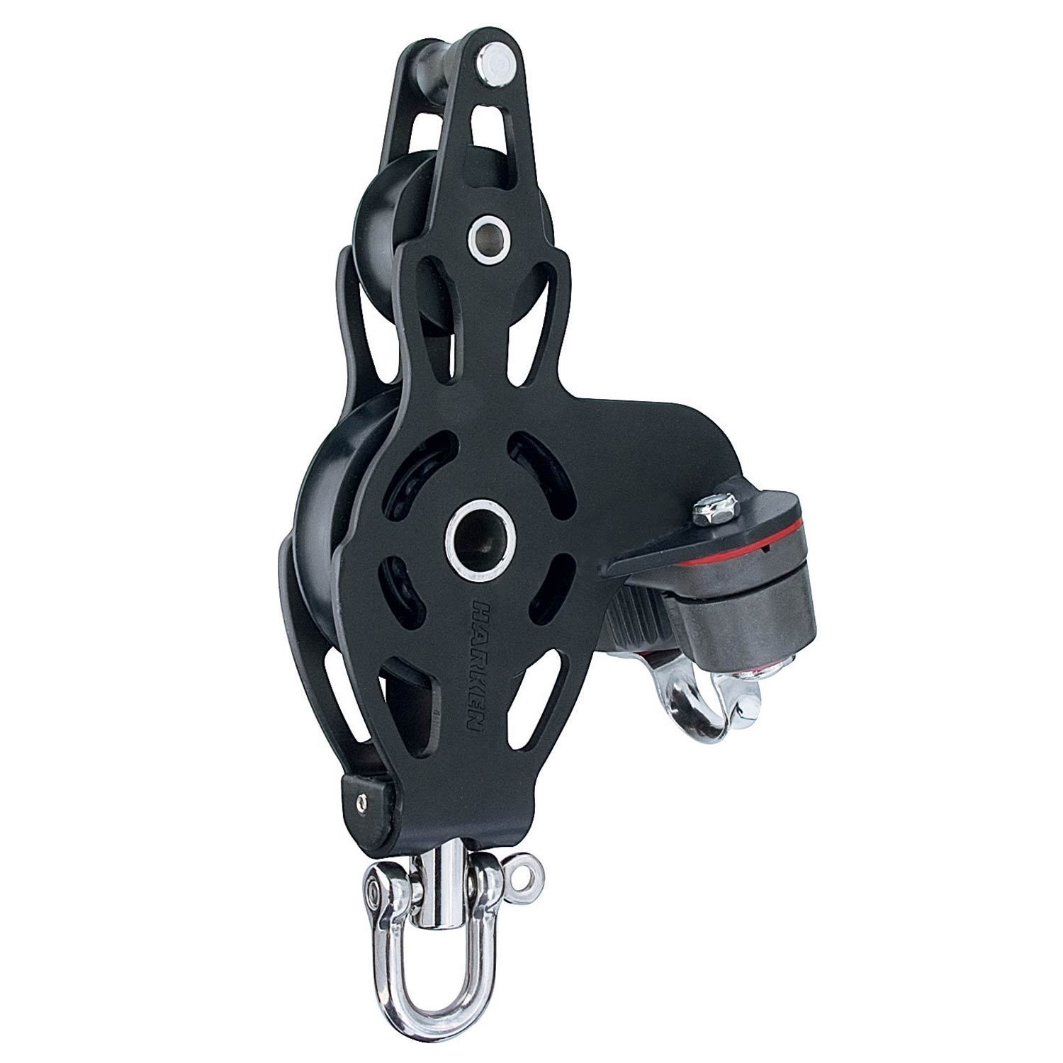 HARKEN 75mm/46mm ESP Fiddle Block with Becket and Cam