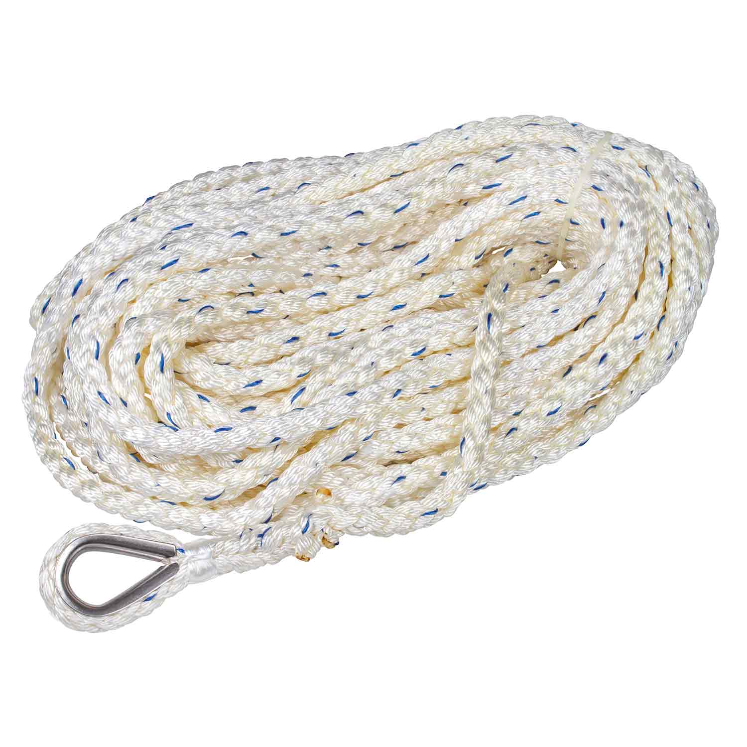 WEST MARINE Premium 8-Plait Nylon Anchor Line, 1/2" x 150'