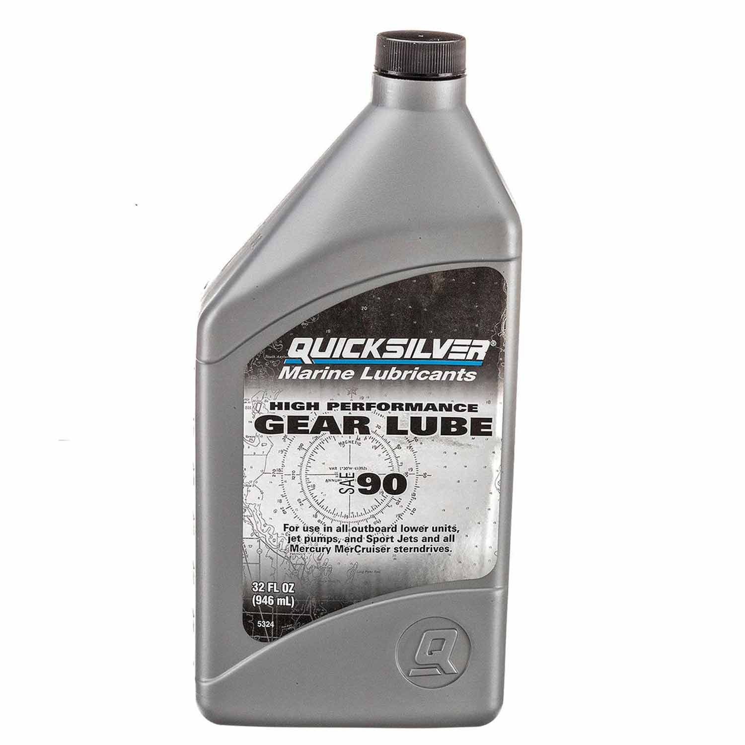 Quicksilver SAE 90 High‑Performance Gear Lube – 32 oz