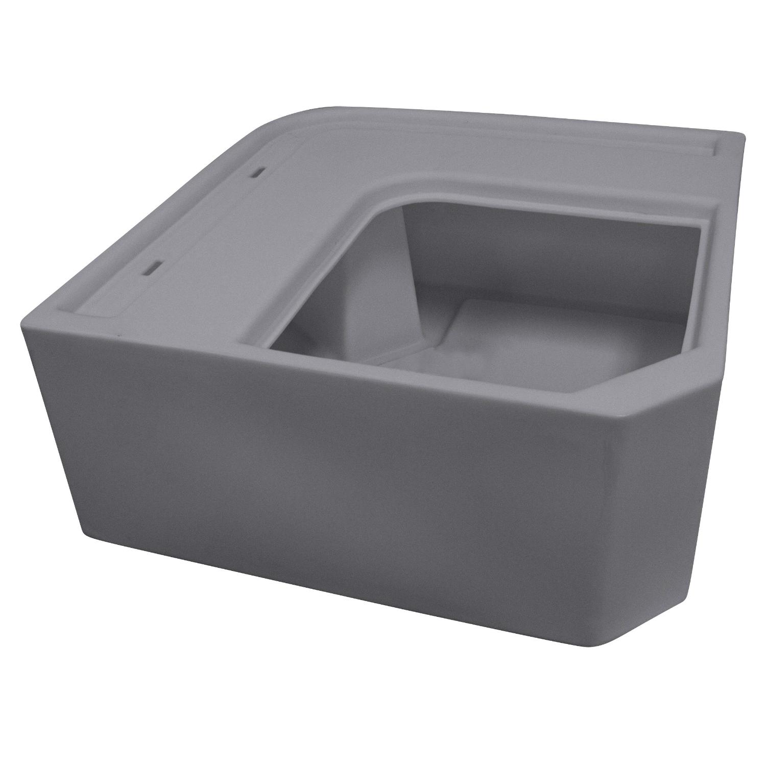 WISE SEATING Deluxe Pontoon Radius Corner Section, Base Only