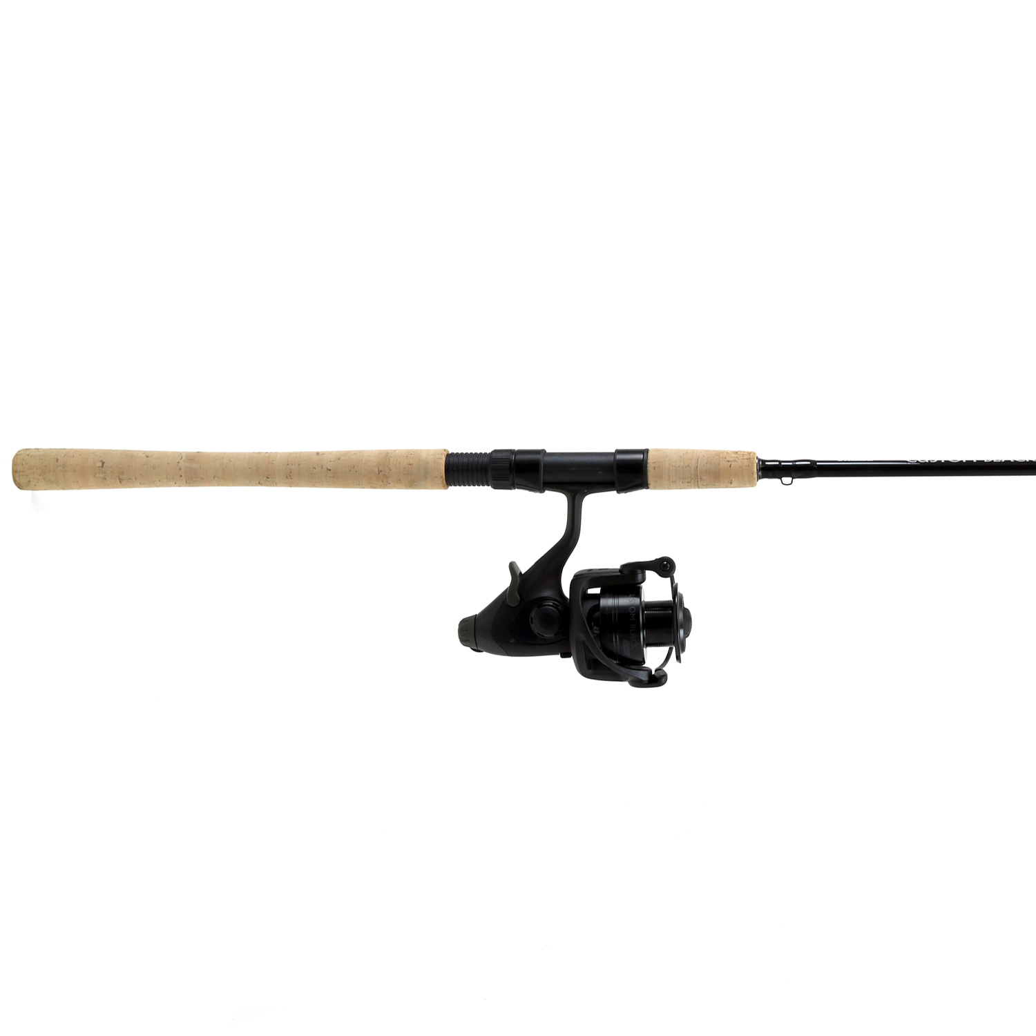 OKUMA 7' Custom Black Inshore Baitfeeder Spinning Combo, Medium/Light Power