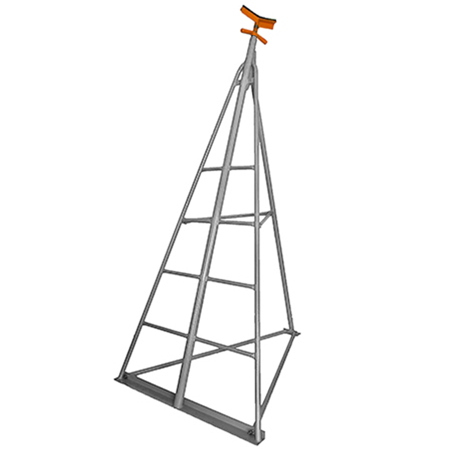 BROWNELL BOAT STANDS 123" to 140" V-Top Galvanized Foldable Sailboat ...