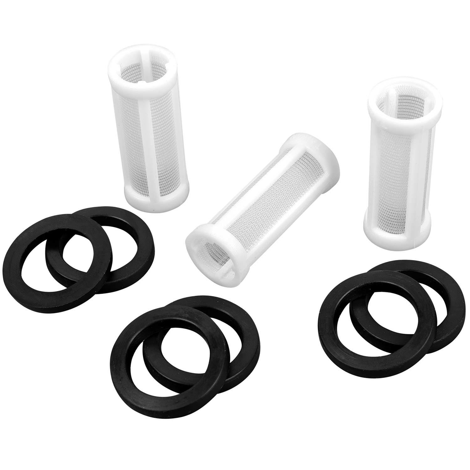 Glass View Inline Fuel Filter Replacement Elements (3‑Pack)