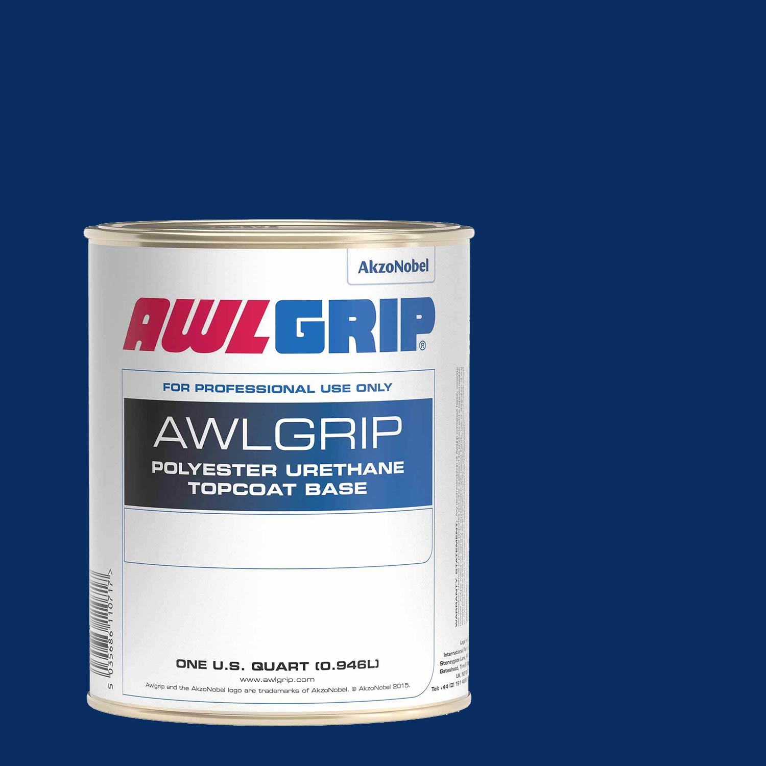 AWLGRIP Two-Part Enamel Paint, Aristo Blue, Quart