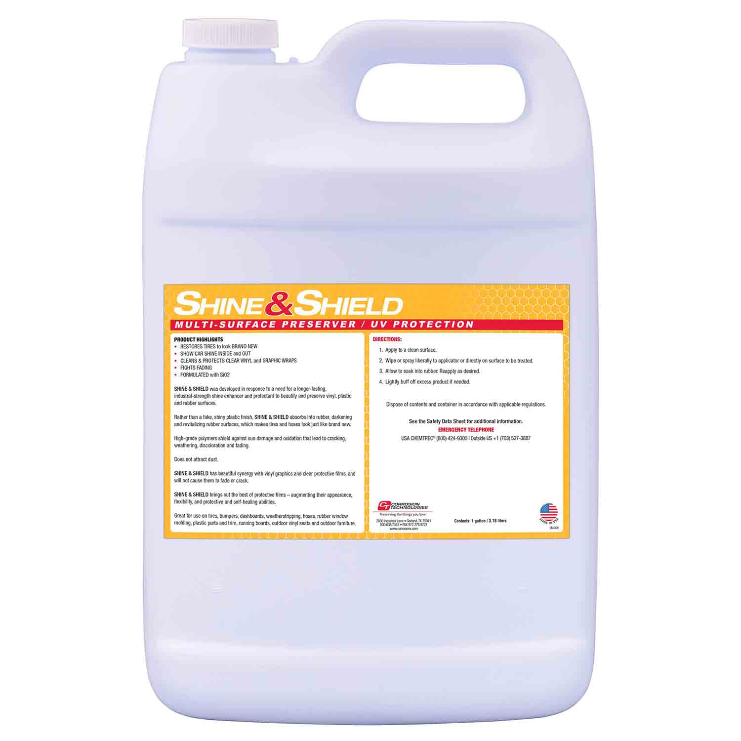 CORROSION TECHNOLOGIES Shine & Shield, 1 Gallon