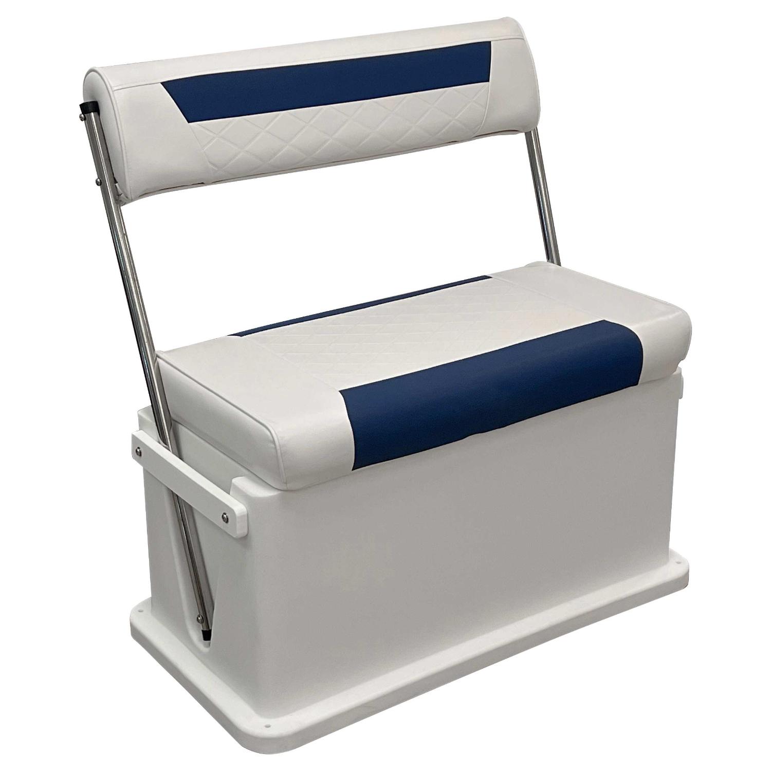 WISE SEATING Wise 8WD437-1904 Premium Swingback Cooler/Storage Seat, 62 ...