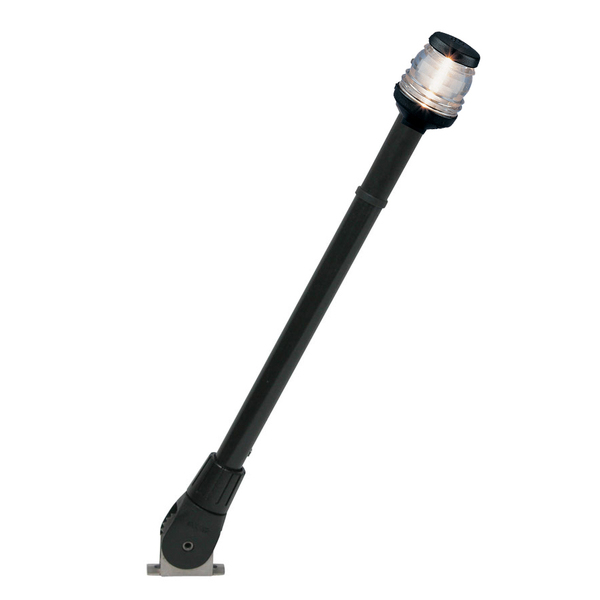 AQUA SIGNAL Base Mount Fold-Down All-Round Navigation Pole Light, 36"