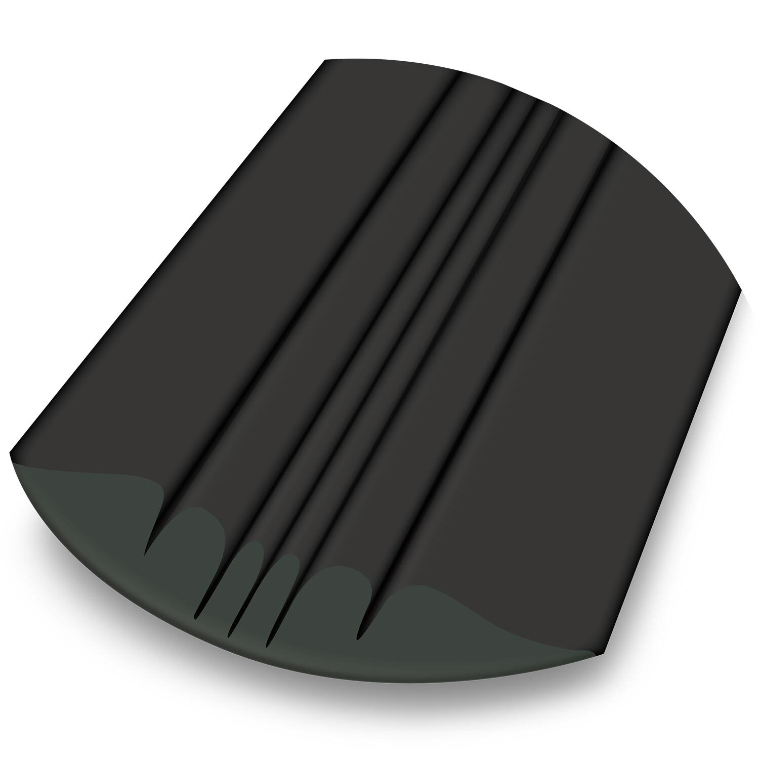 MEGAWARE KEELGUARD 5' KeelGuard Protection Strip, Black