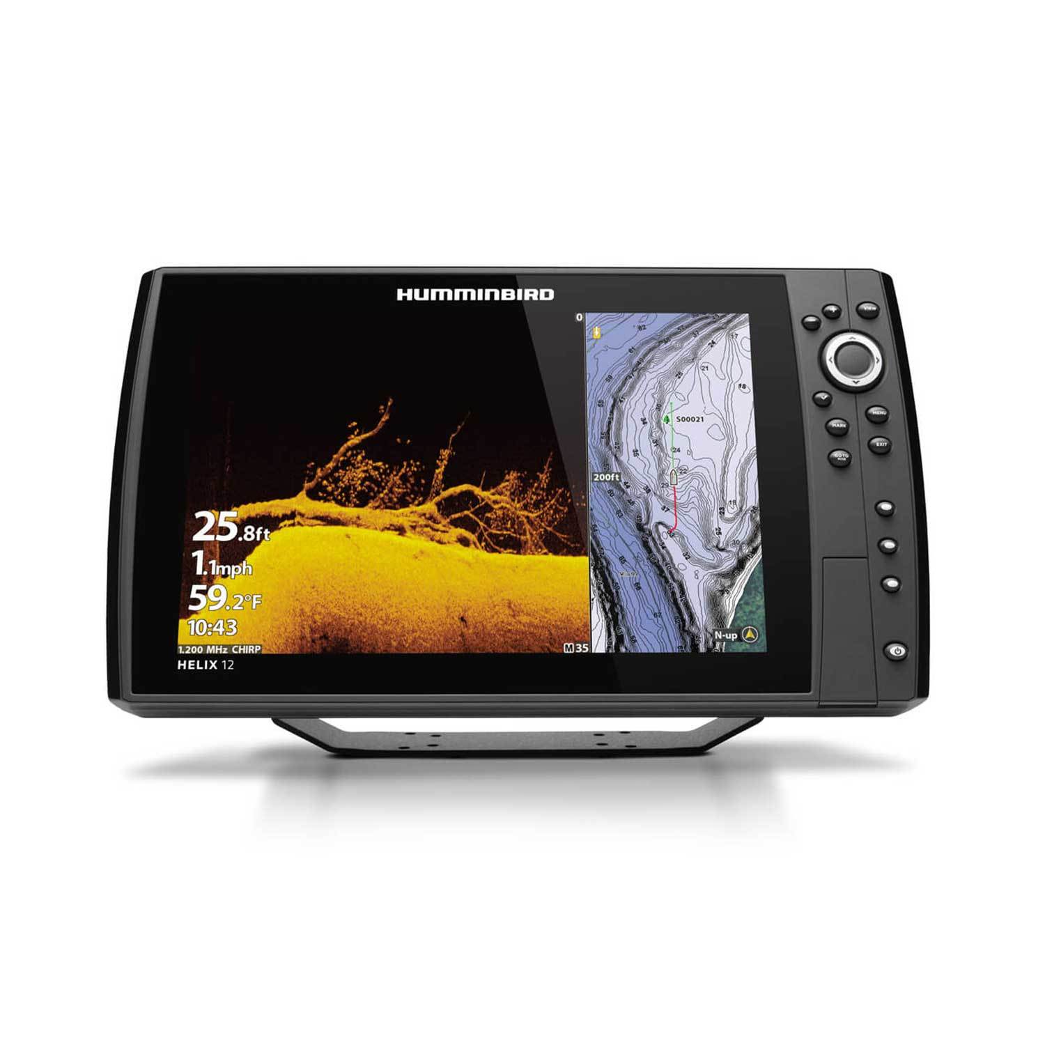 HUMMINBIRD Helix 12 Chirp MDI+ GPS G3N Multifunction Display with XM 9 ...