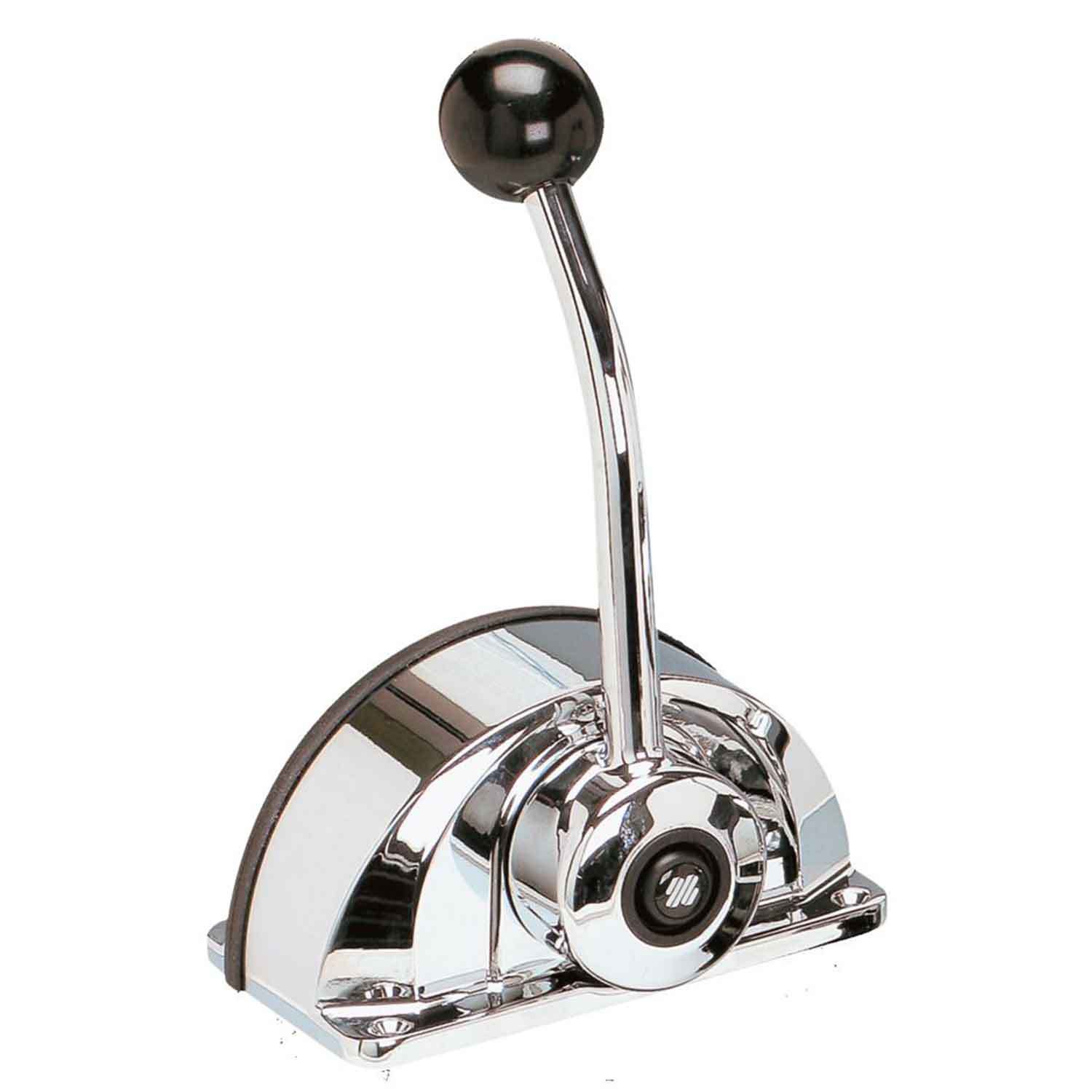 UFLEX USA Single Lever Low Profile Top Mount Engine Control, Chrome