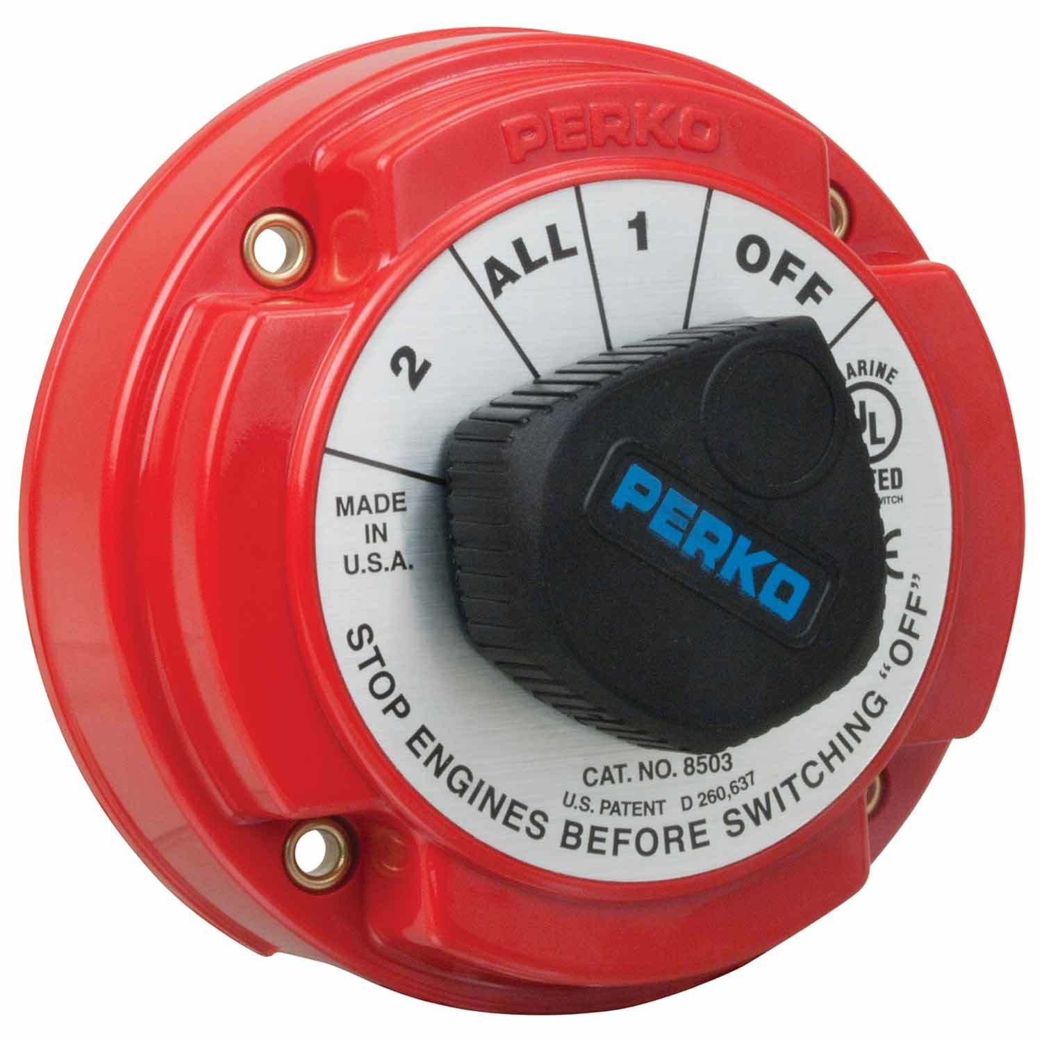 PERKO PERKO® Medium Duty Battery Selector Switch with AFD