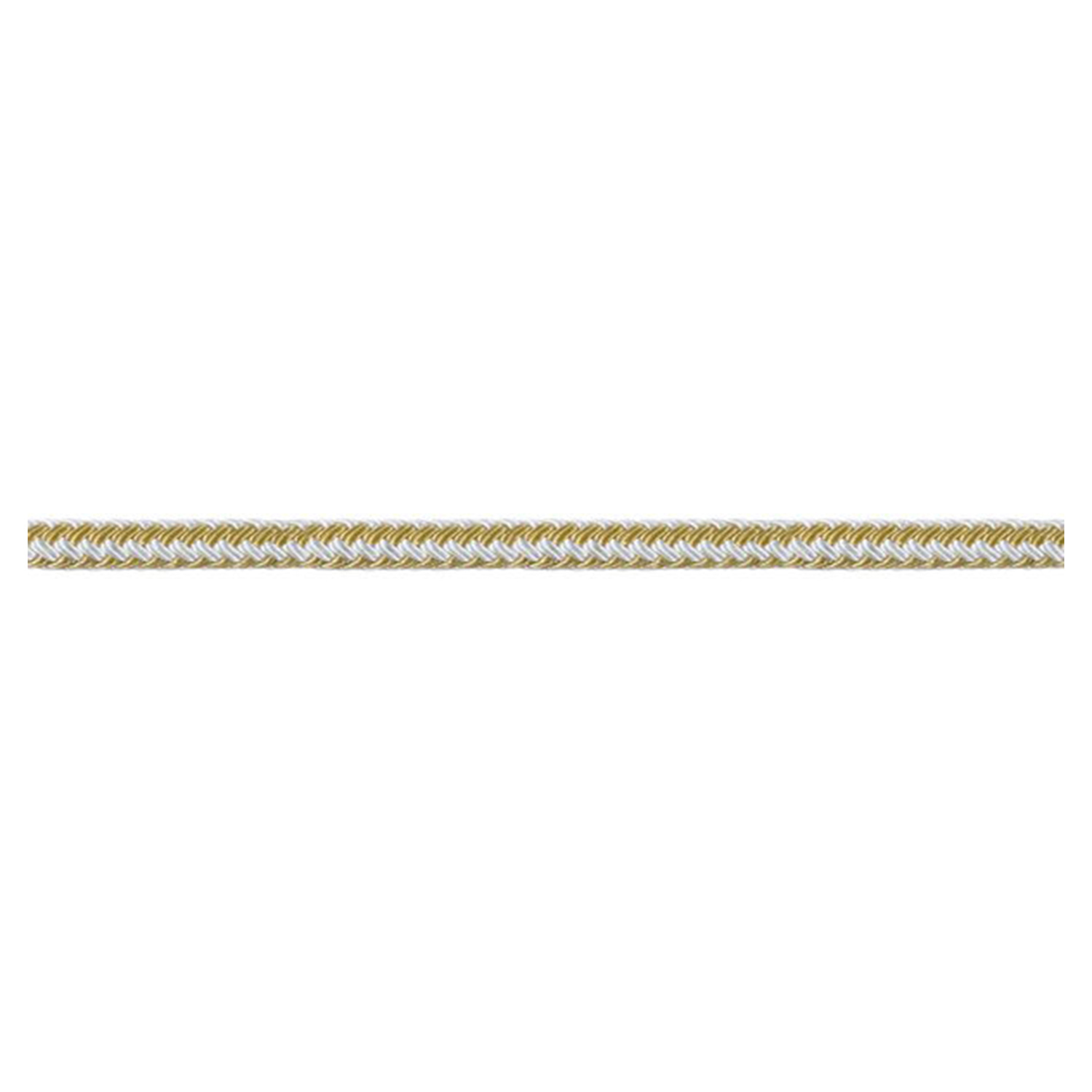 SAMSON ROPE 1/2" x 20' HarborMaster Dock Line, White with Gold