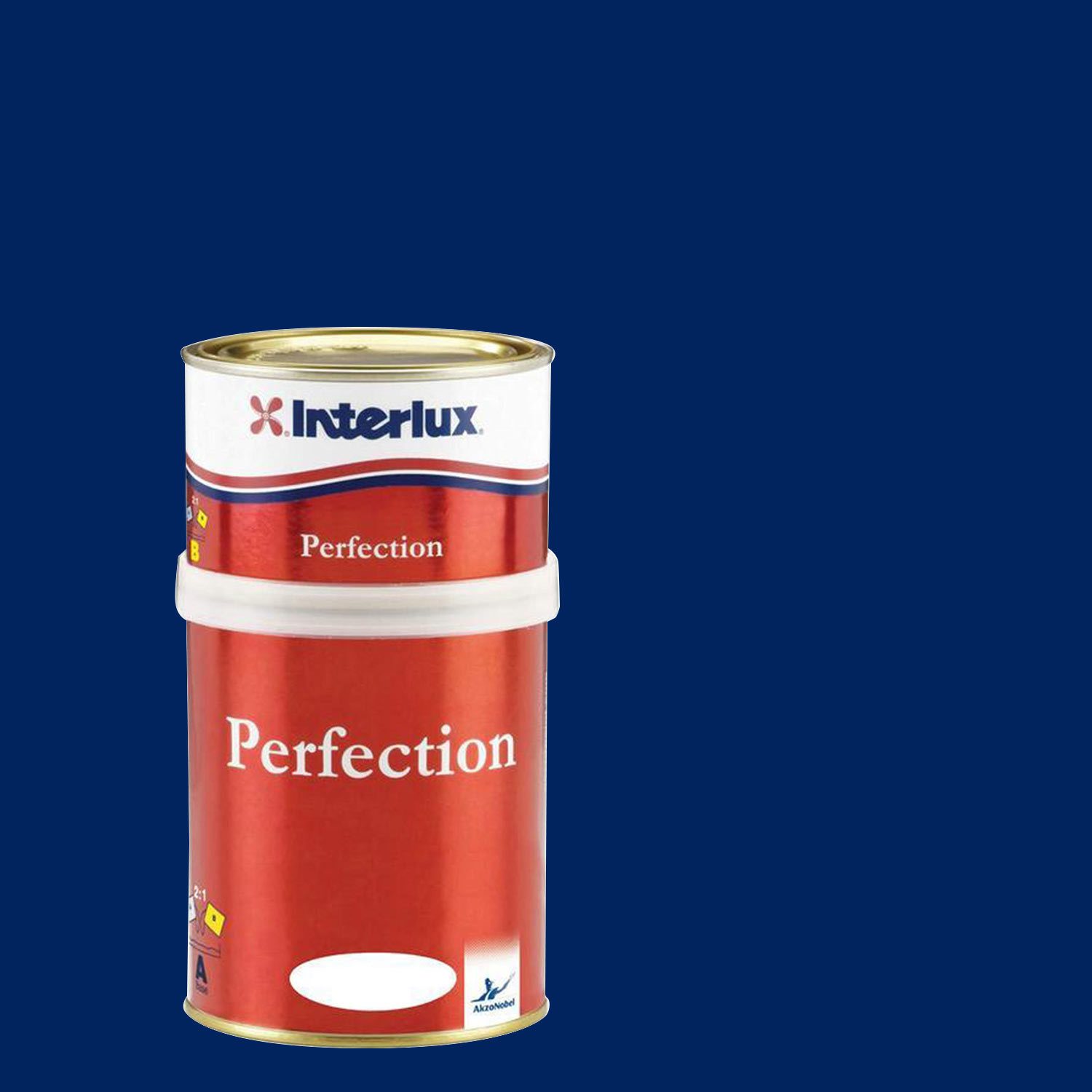 INTERLUX Perfection Two-Part Polyurethane Topside Paint, Royal Blue, Quart