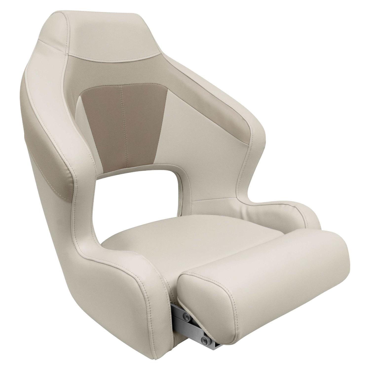 WISE SEATING Premier Series Pontoon XL Bucket Seat with Flip Up Bolster