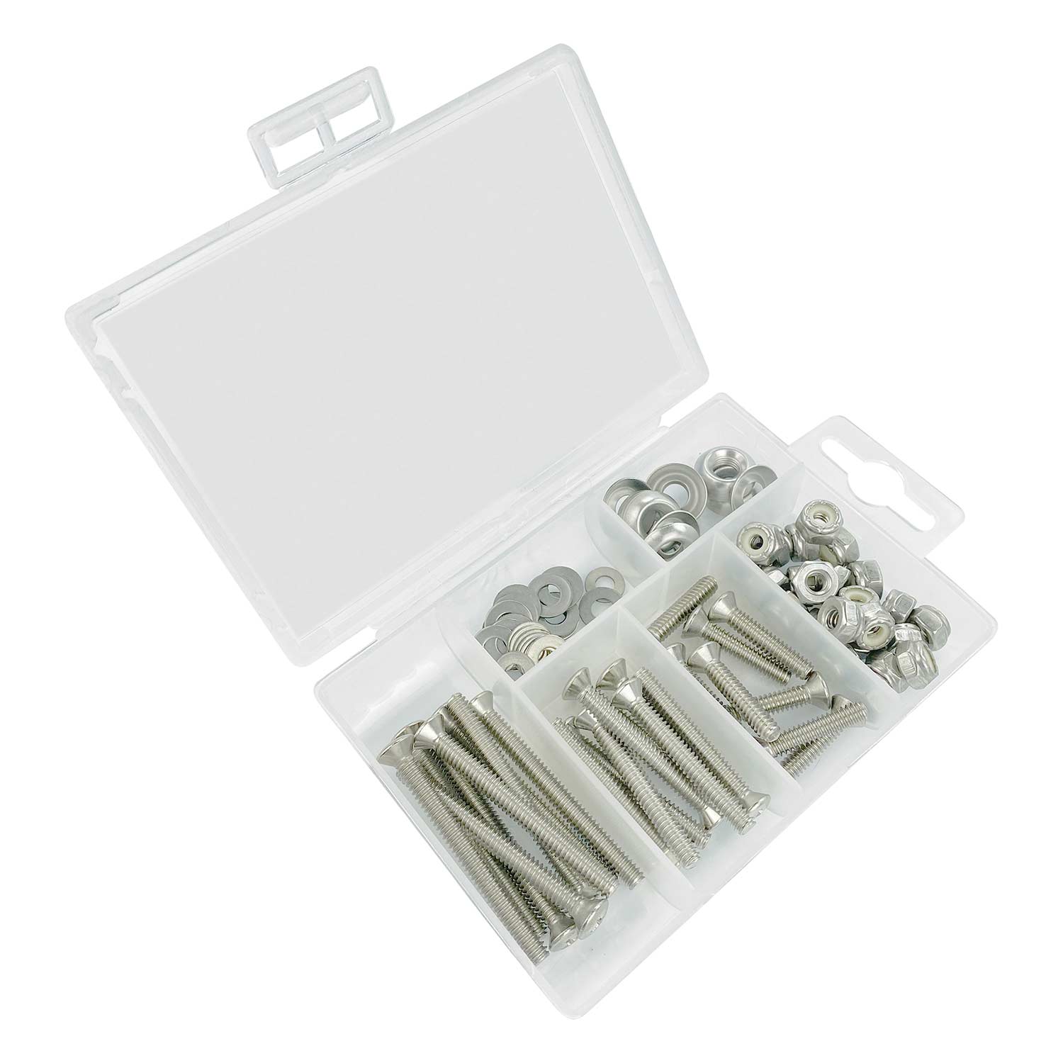 Seafit 96‑Pc Stainless Steel Phillips Oval‑Head Screw Kit