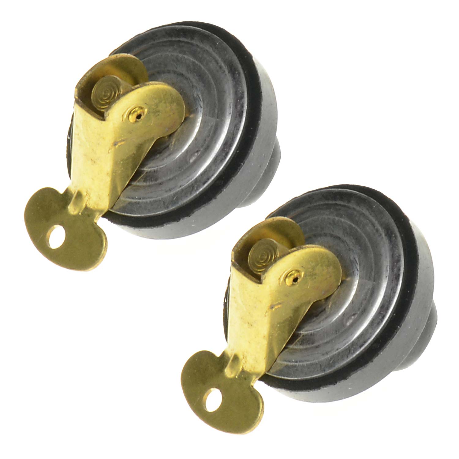 SEAFIT Baitwell Plugs, 1/2", Brass, Pair