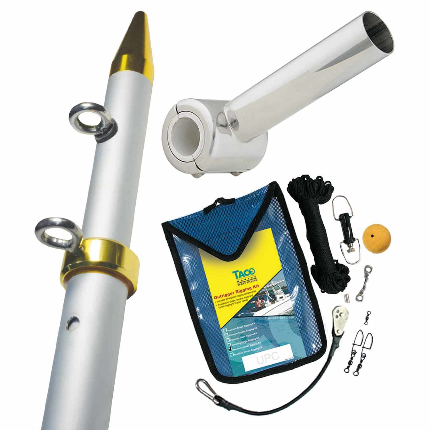 TACO MARINE Center Tele-Outrigger Rigging Kit