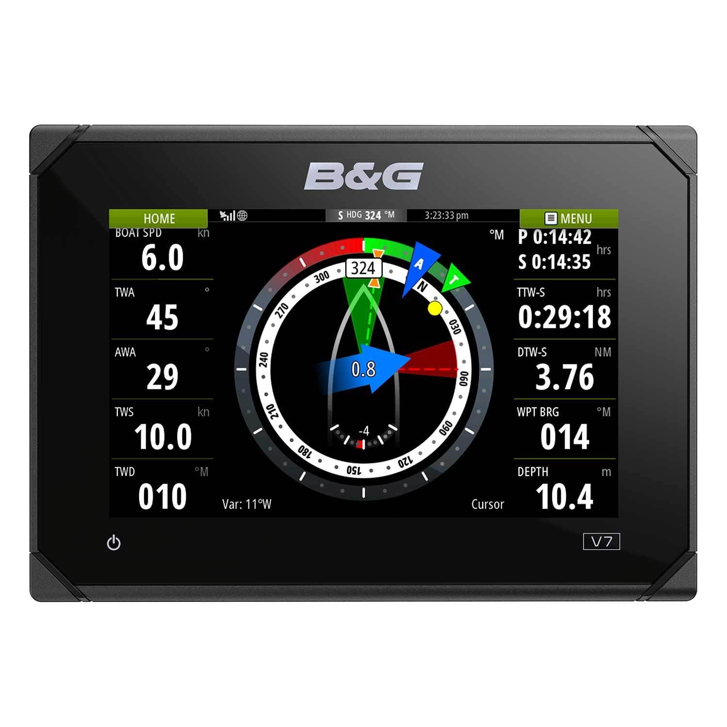 B&G Vulcan7 Touchscreen Chartplotter with Insight Charts, Depth, Speed ...