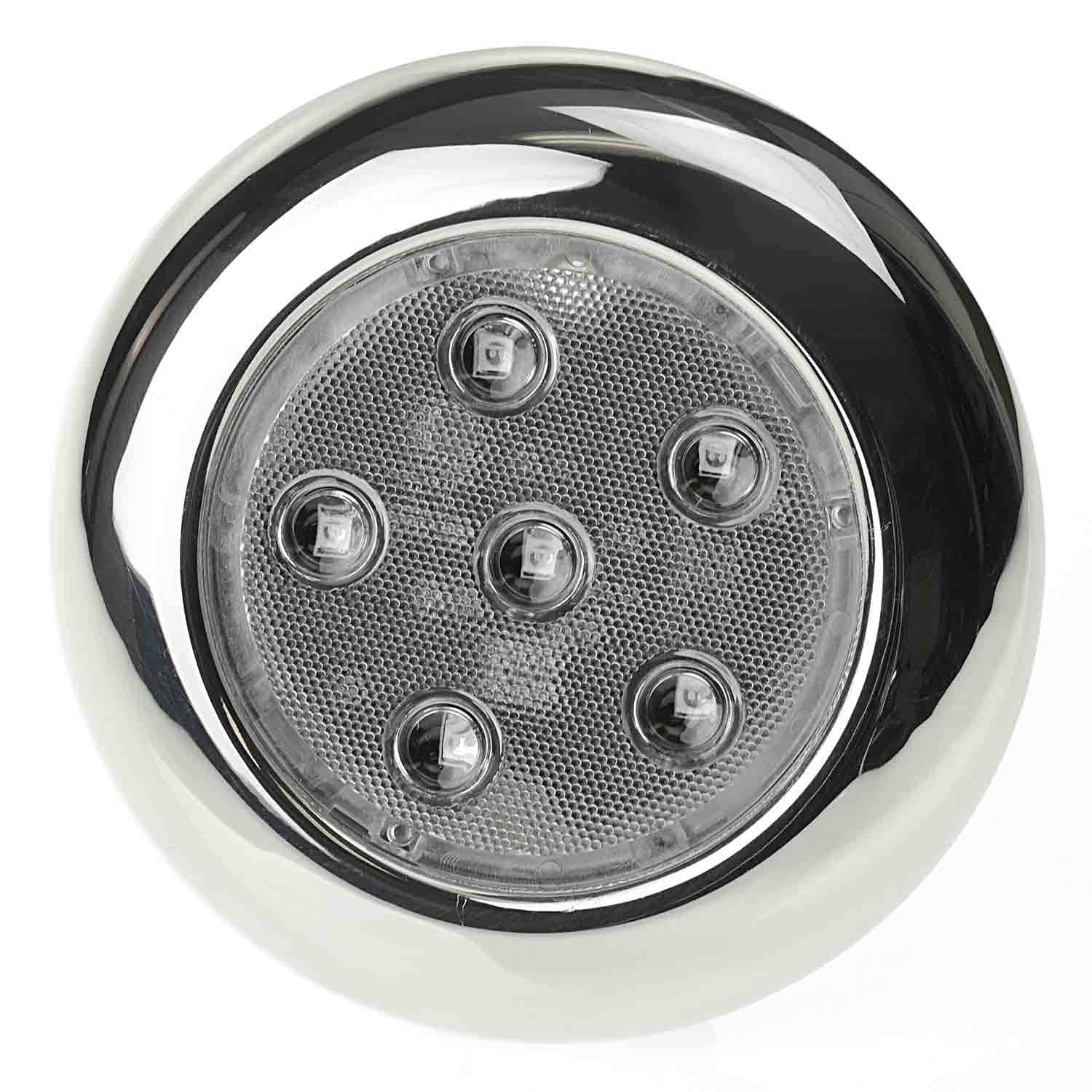 SEAVOLT Stainless Steel Surface-Mount 4" LED Light, White