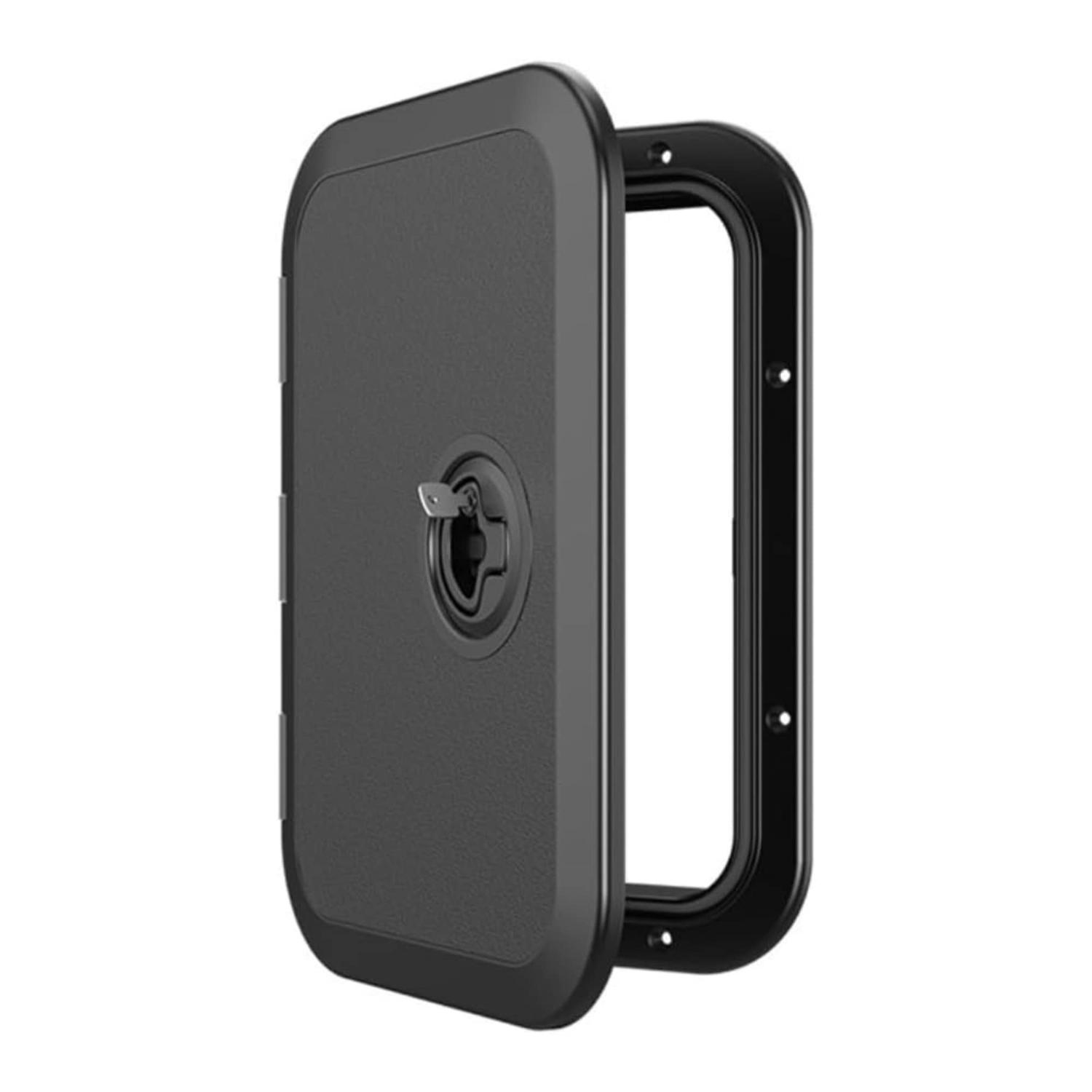 SEAFLO MARINE SEAFLO 14.76" x 14.53" Black Locking Rectangular Deck ...