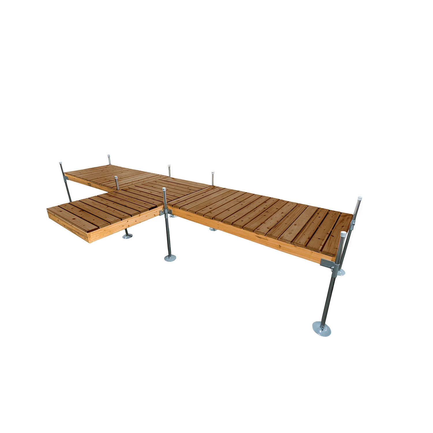 TOMMY DOCKS T-Shaped Cedar Complete Dock Packages