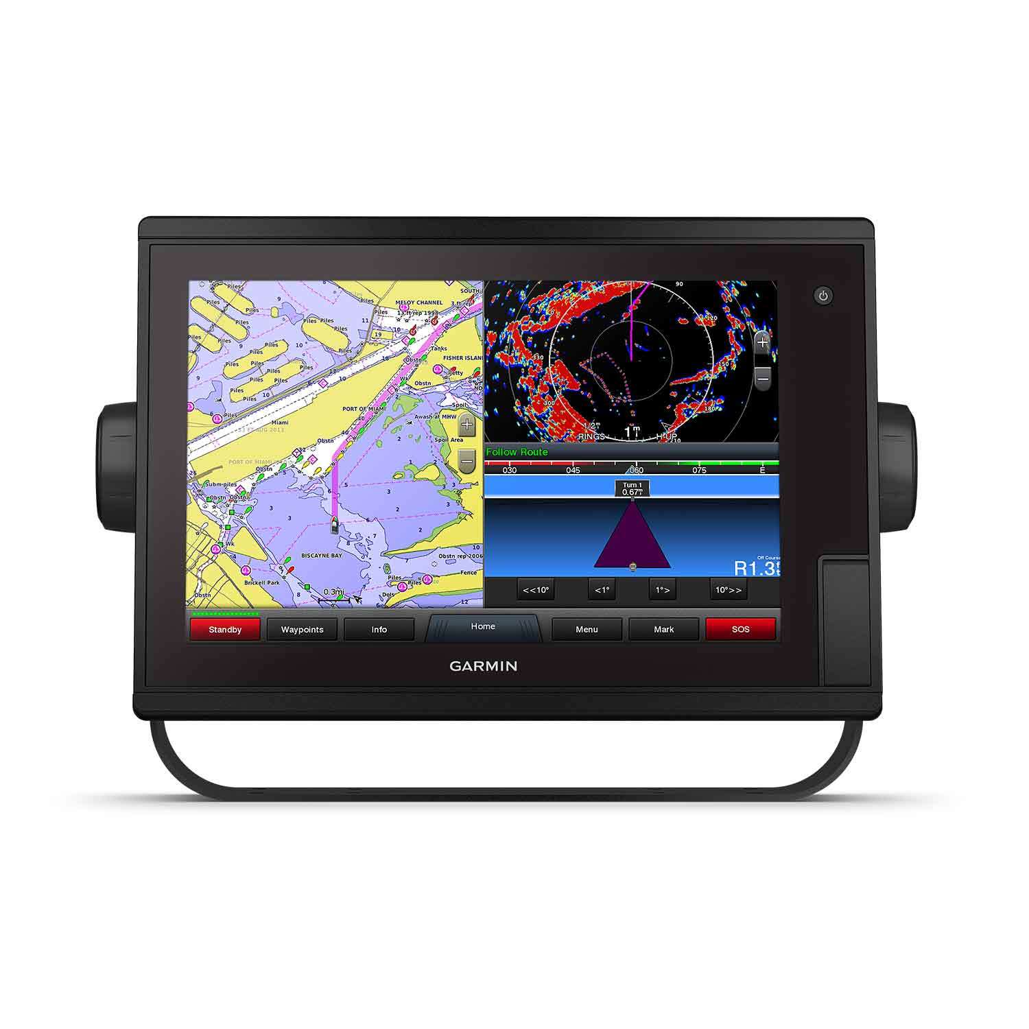 GARMIN GPSMAP 1242 Touch Chartplotter/GPS Combo with BlueChart g2 and ...