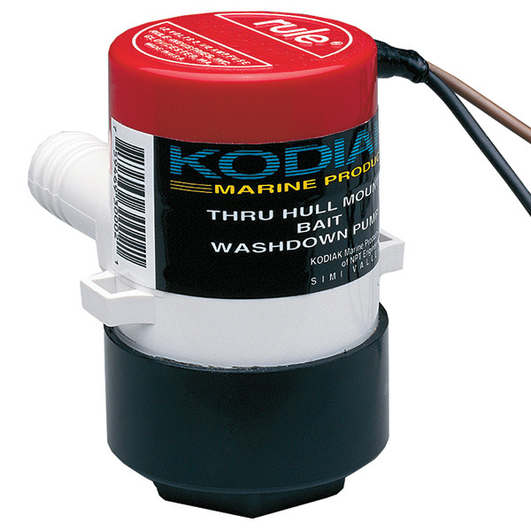 KODIAK MARINE 700 GPH Thru-Hull Bait Pump