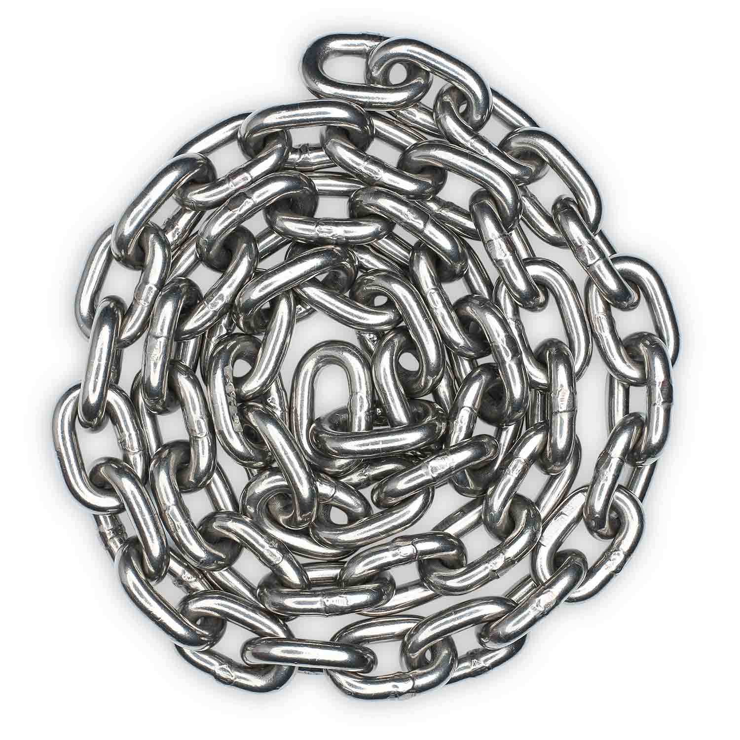 Titan 316L Stainless Windlass Chain – 10mm x 35m